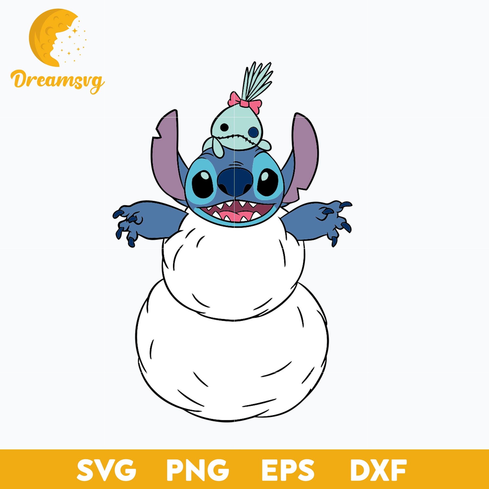 Stitch Snowman SVG, Stitch SVG, PNG, DXF, EPS Digital File. – DreamSVG ...