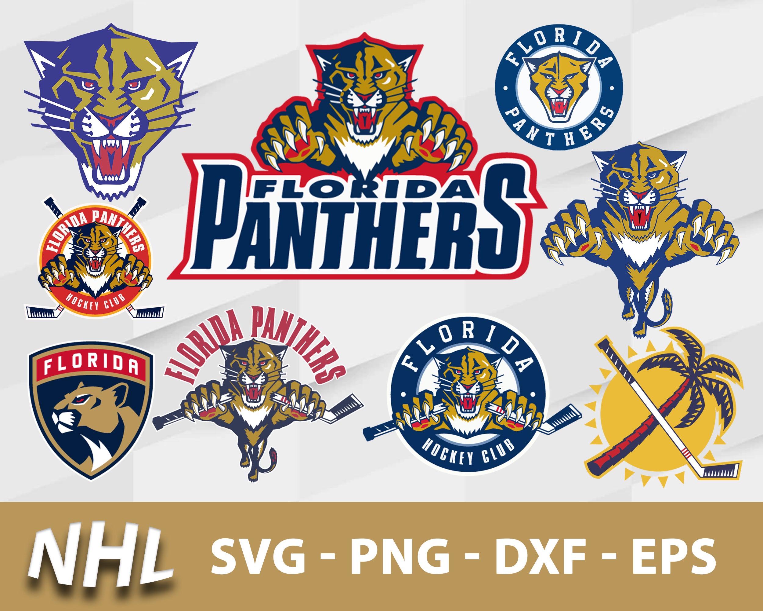 Florida Panthers Svg Bundle, Florida Panthers Svg, Sport Svg, Nhl Svg ...