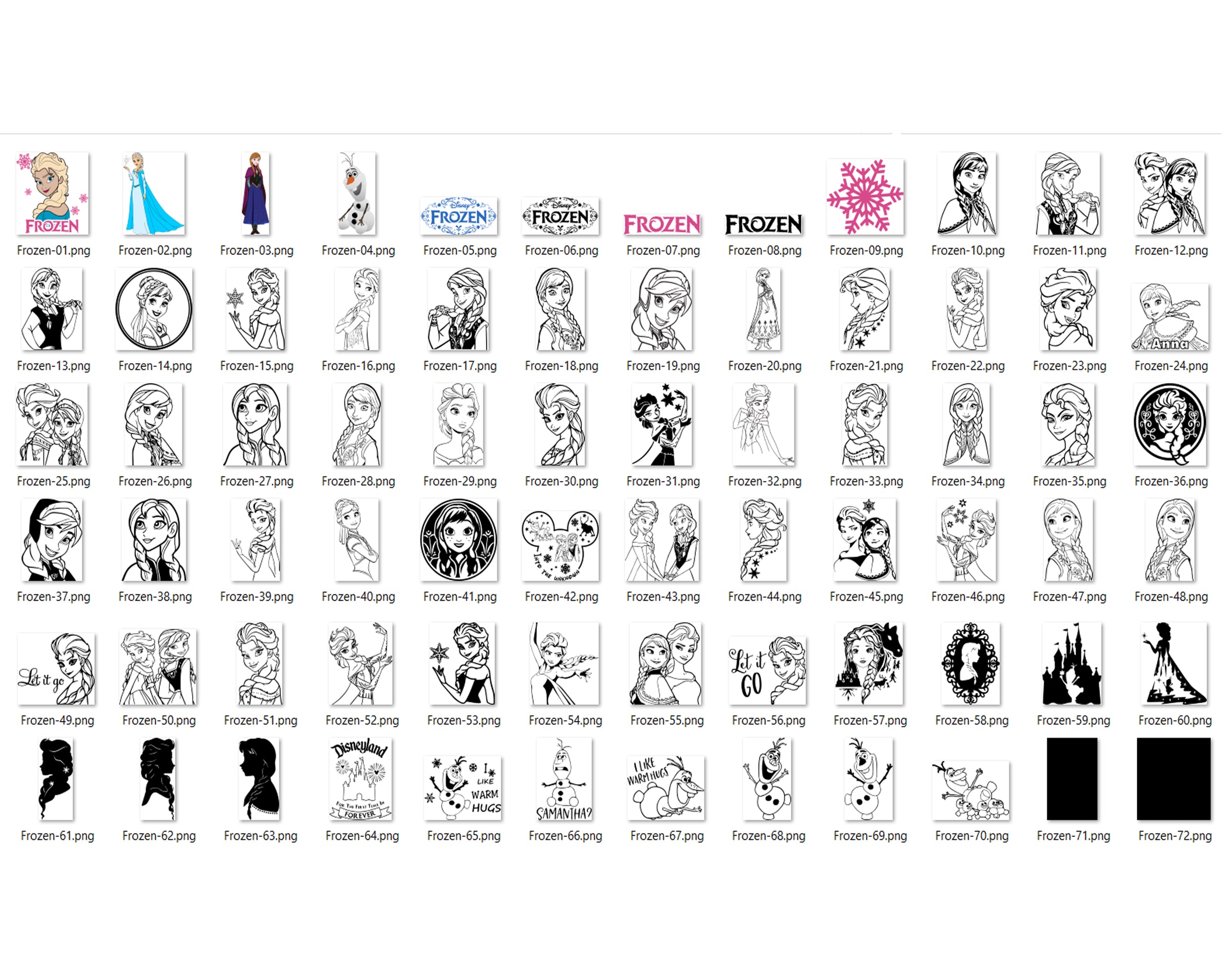 288+ Frozen SVG Bundle, Frozen Cricut Files, Frozen Vector Cliparts, F ...