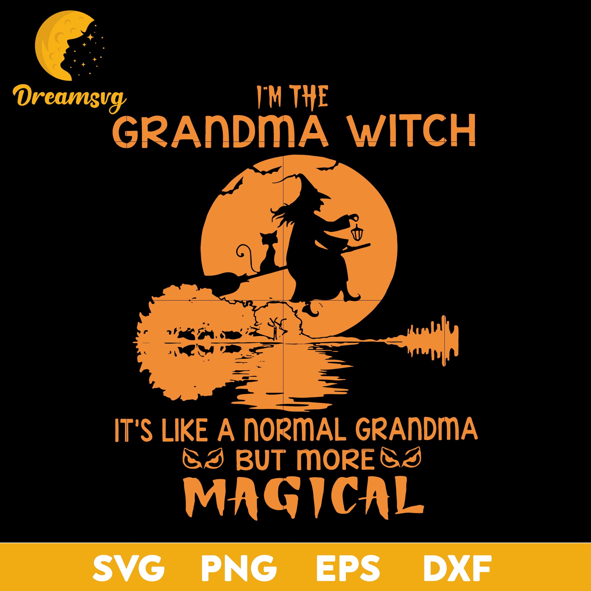 Grandma Witch svg, Halloween svg, png, dxf, eps digital file ...