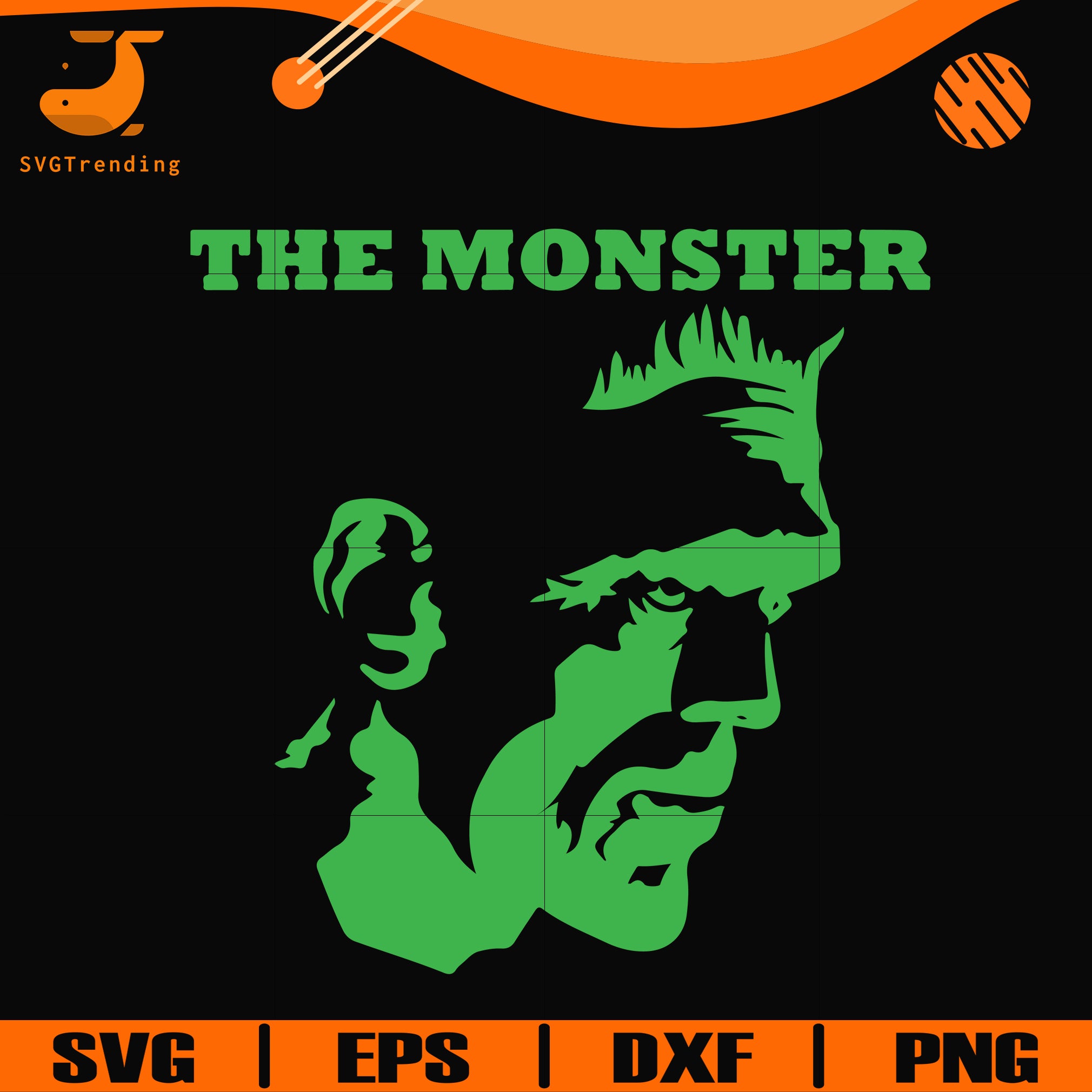 The monster frankenstein svg, halloween svg, png, dxf, eps digital fil ...