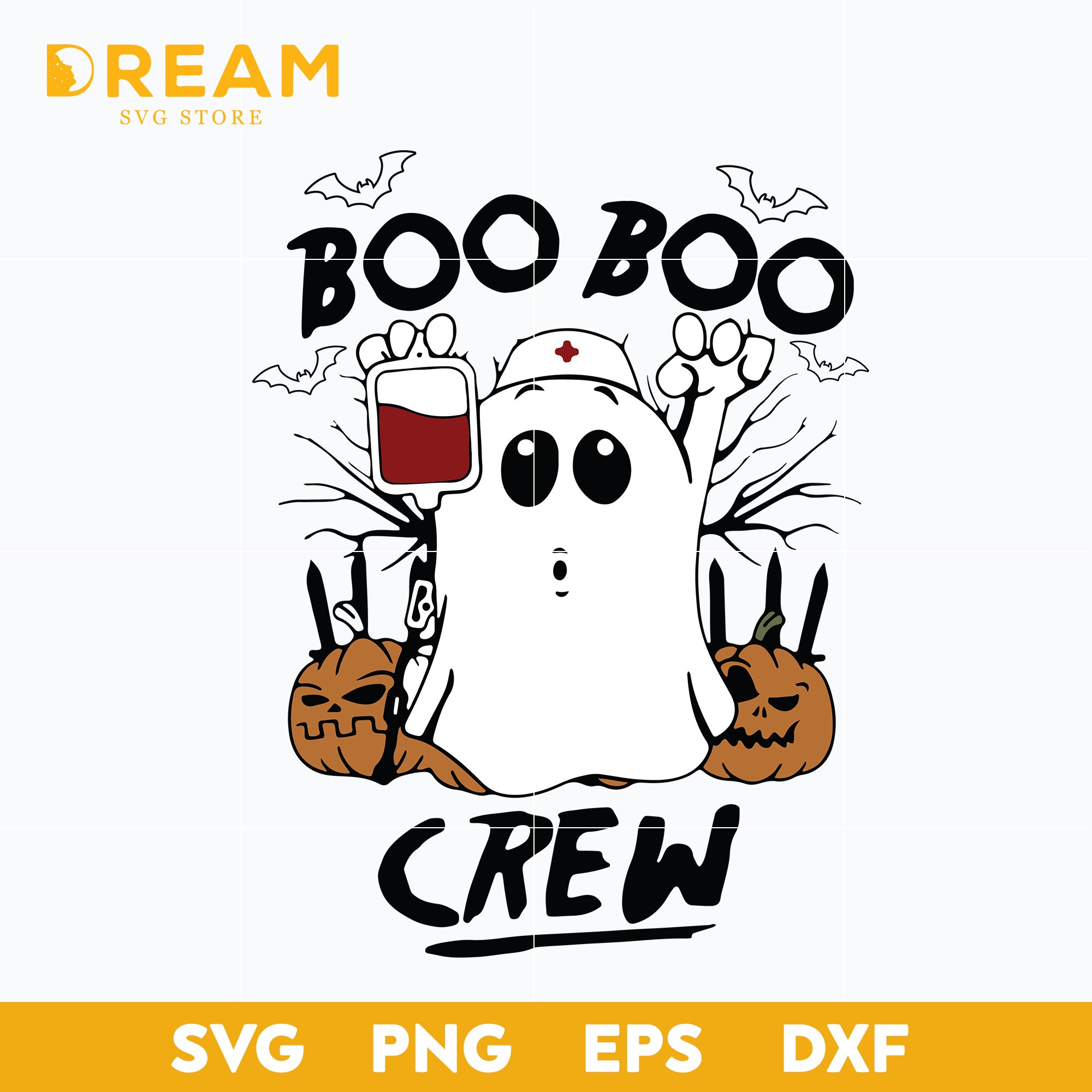 Boo boo crew svg, halloween svg, png, dxf, eps digital file HLW2609201 ...
