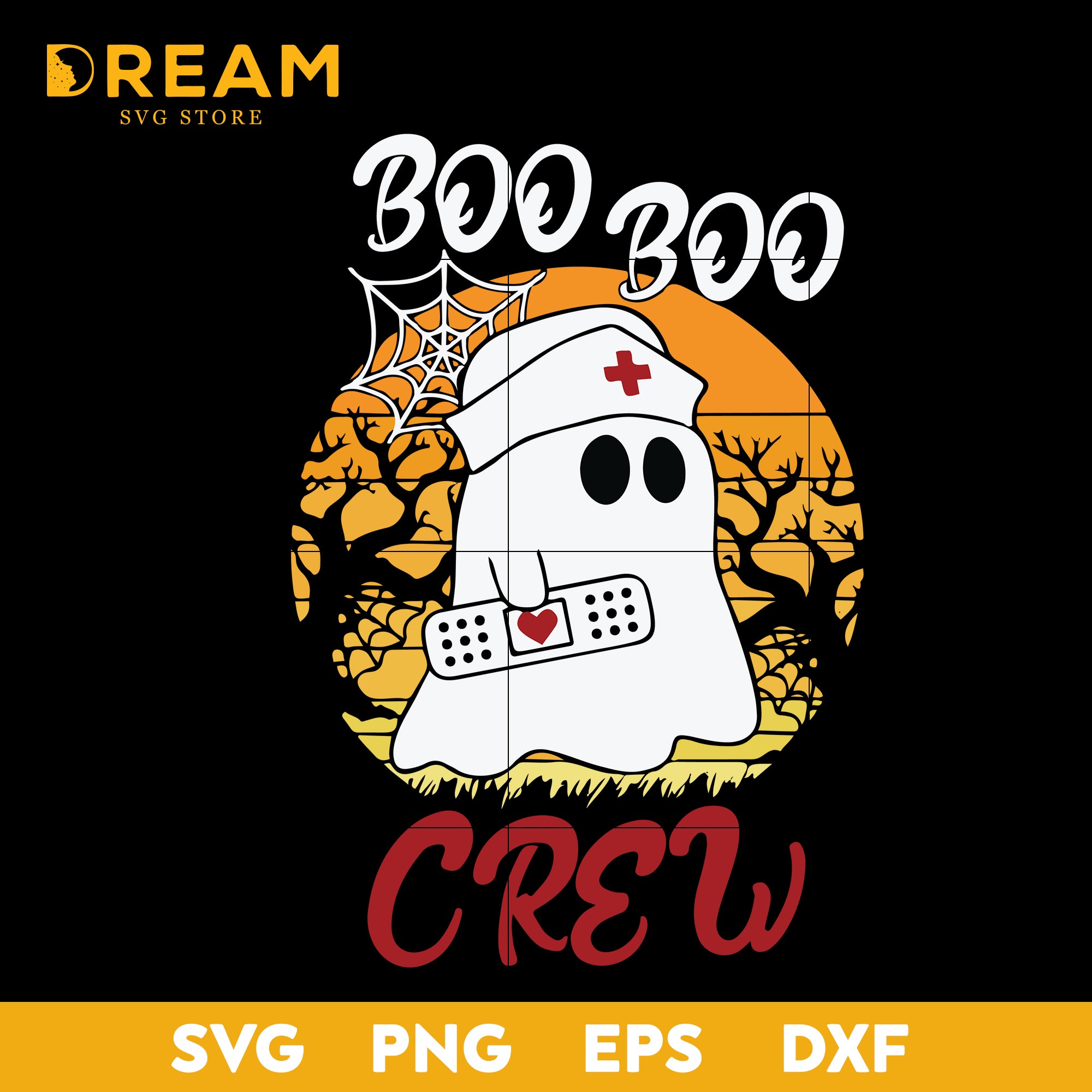 Boo boo crew svg, halloween svg, png, dxf, eps digital file HLW2609202 ...