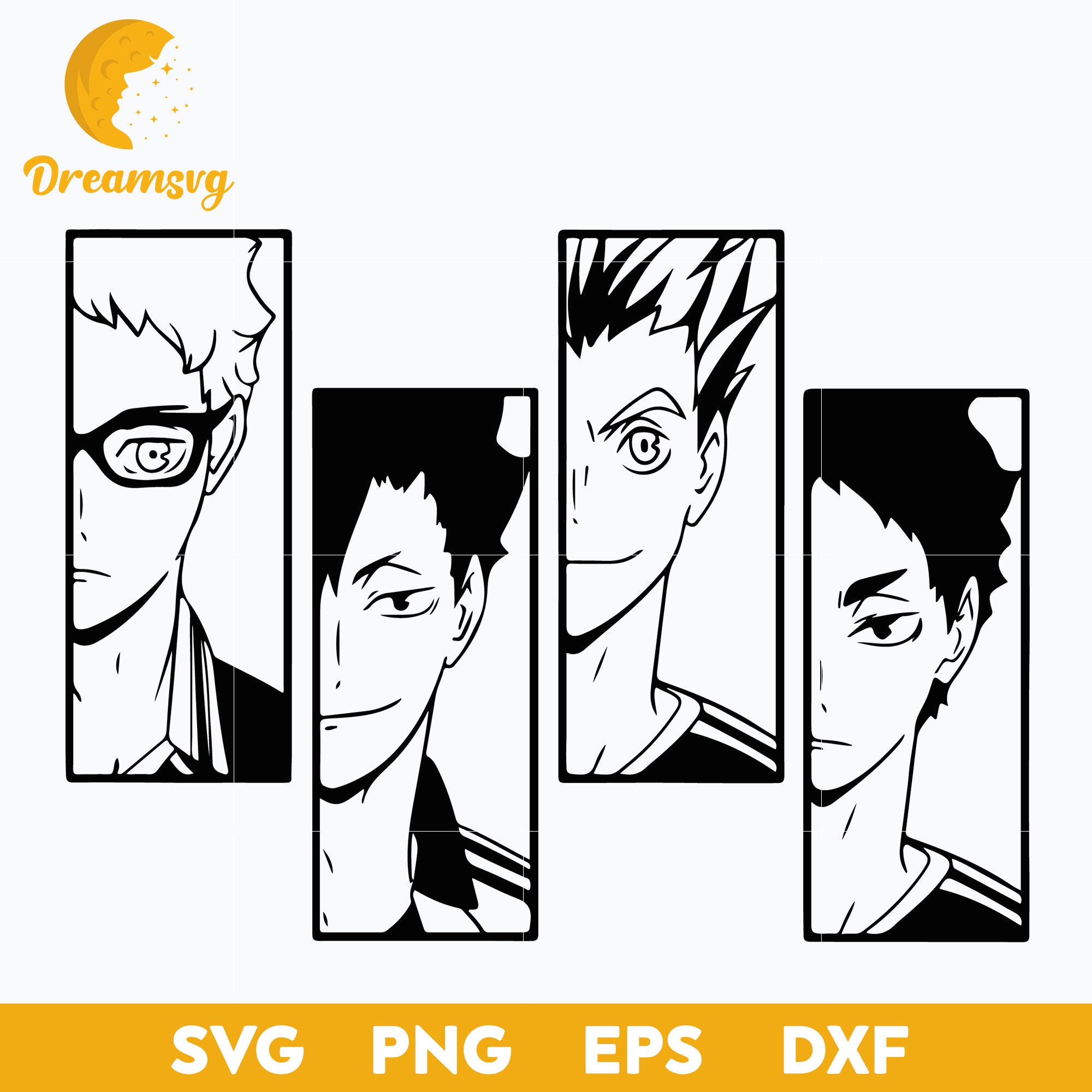 Haikyuu Svg, Anime Svg, Manga Svg, Japanese Svg, Cartoon Svg, Anime Gi ...