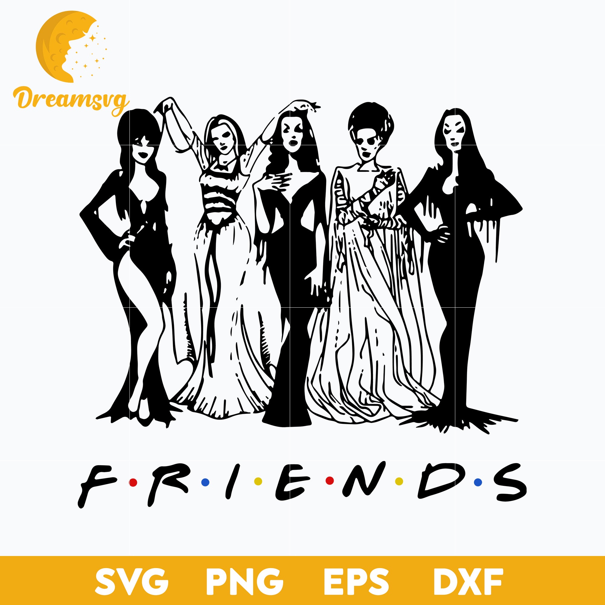 Halloween party Hocus Pocus friends tv show style Classic Ladies svg ...