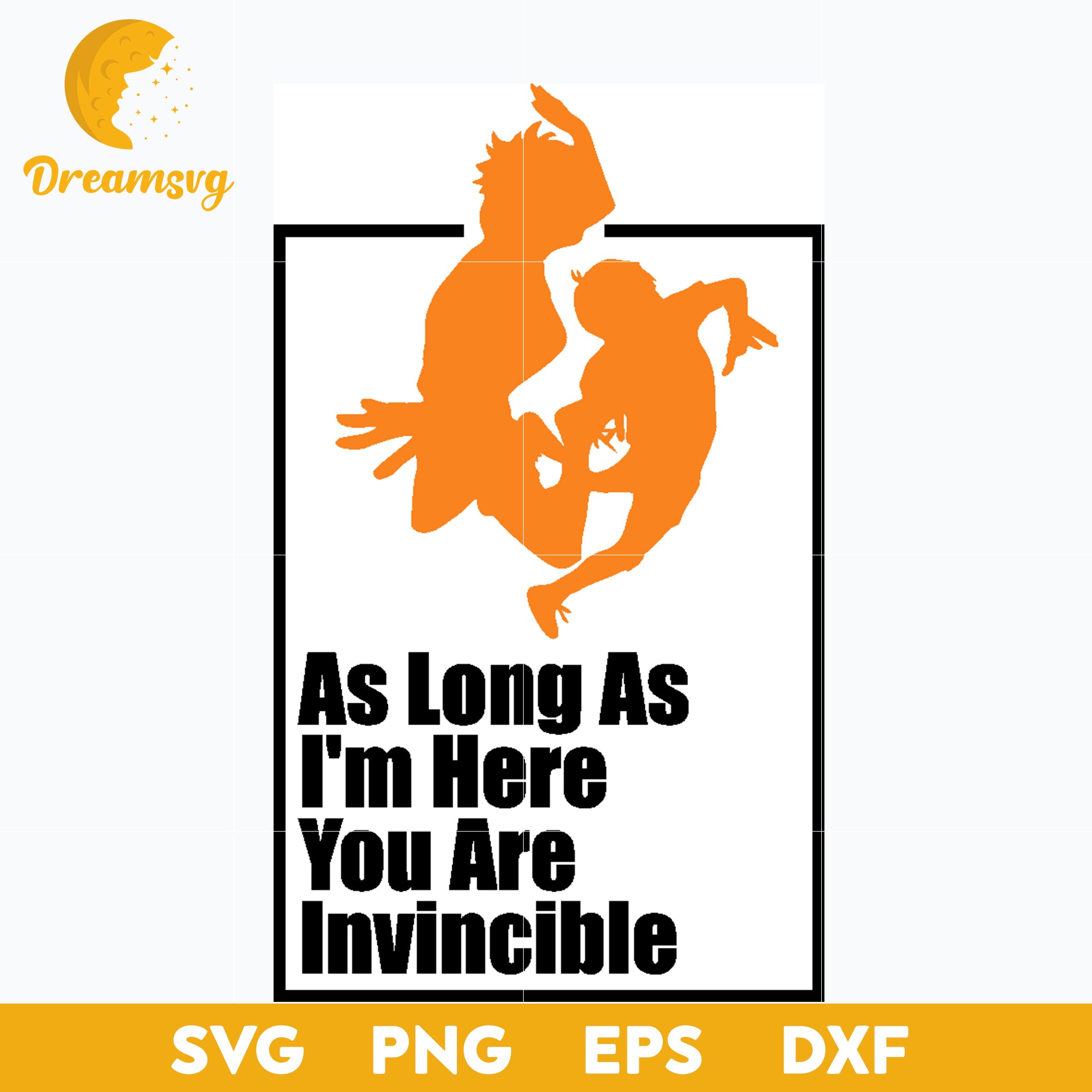 Hinata And Kageyama Haikyuu Svg, As Long As Im Here You Are Invincible ...