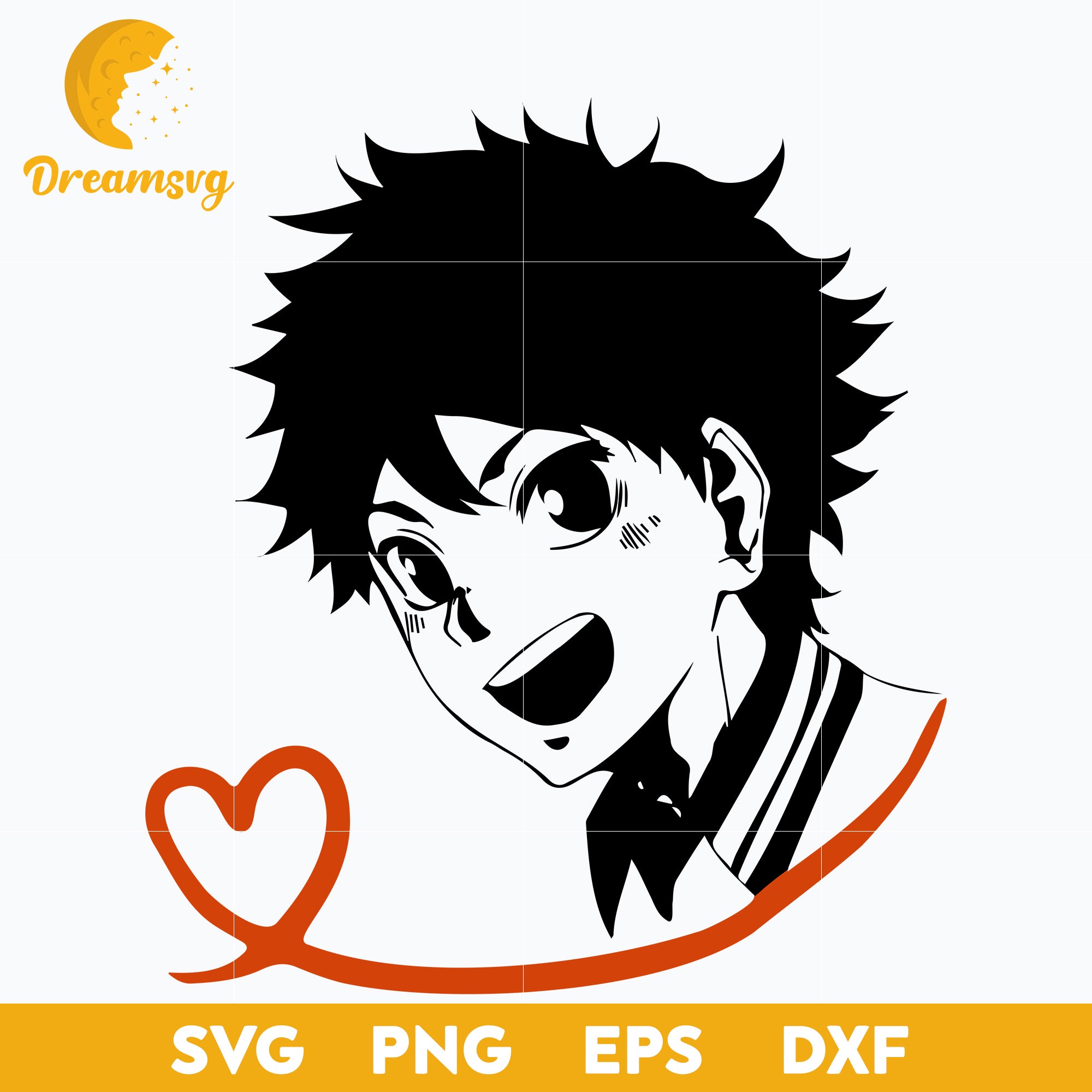 Hinata Shouyou Svg, Haikyuu Svg, Haikyuu Svg, Kawaii Svg, Cartoon Svg ...