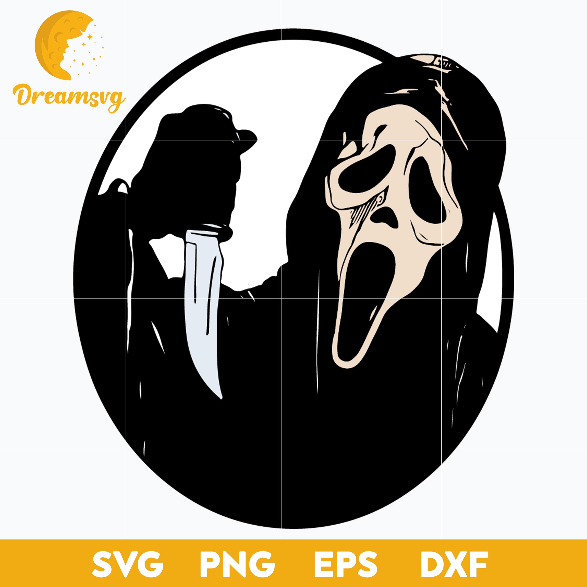 Scream Svg, Scream Halloween Svg, Scary Halloween SVG, Horror Characte ...