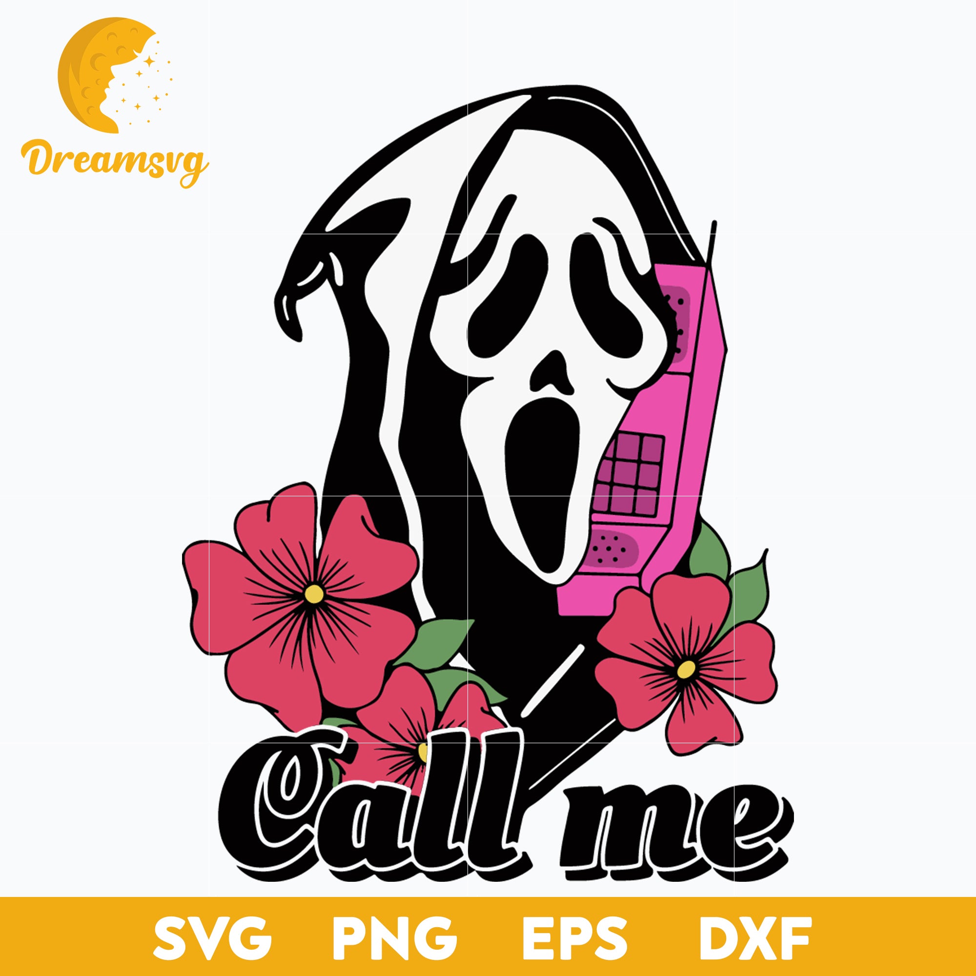 Scream Svg, Scream Halloween Svg, Scary Halloween SVG, Horror Characte ...