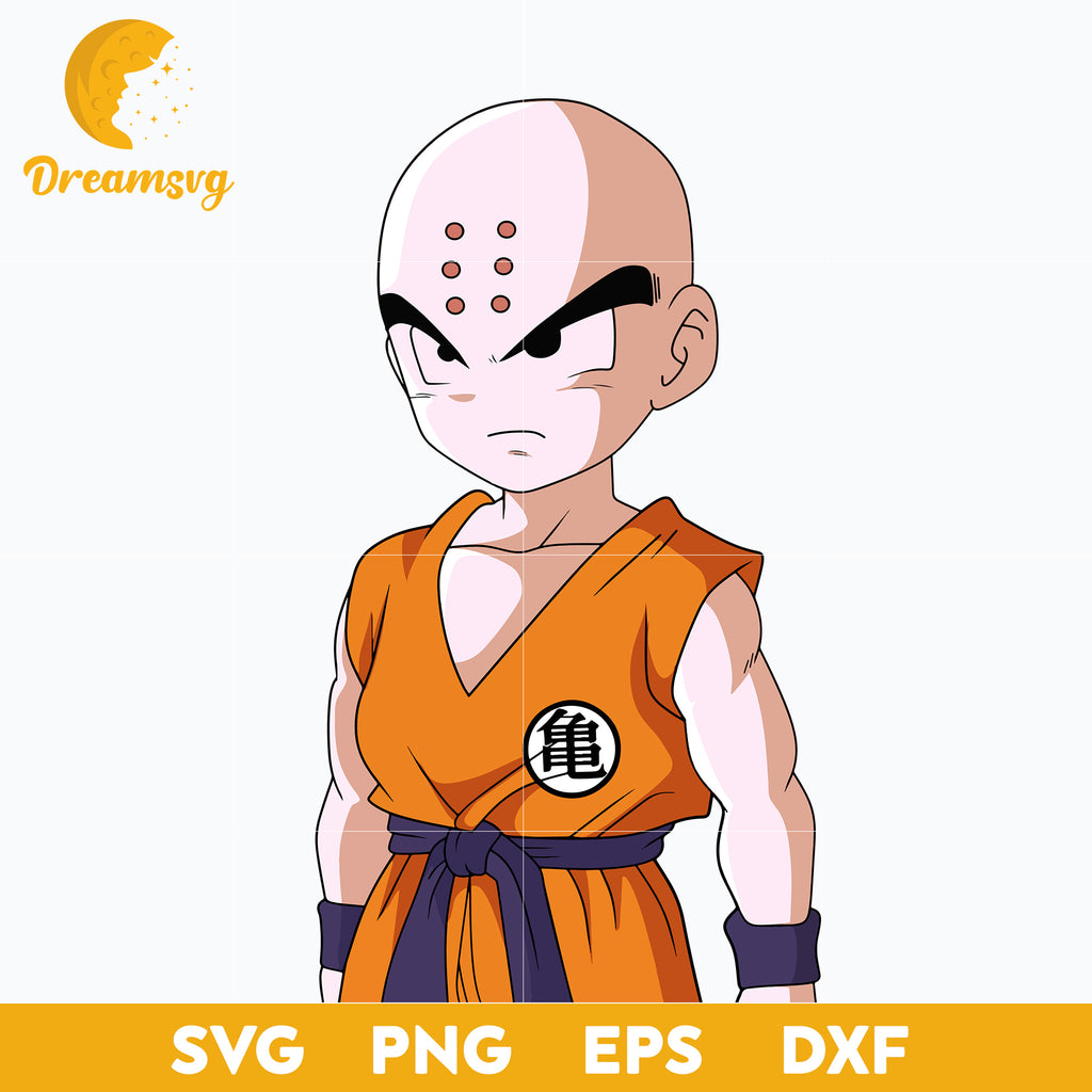 Krillin Svg, Dragon Ball Svg, Krillin Dragon Ball Svg, Krillin Anime S