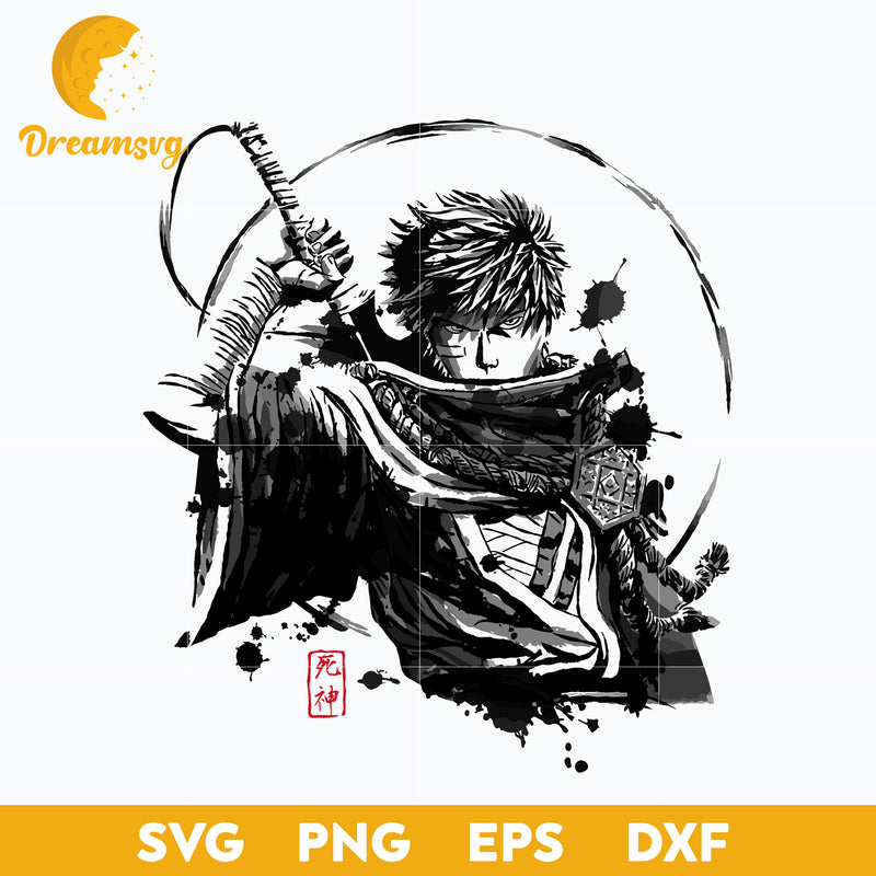 Kurosaki Ichigo Svg, Bleach Svg, Manga Svg, Japanese Cartoon Svg, Anim