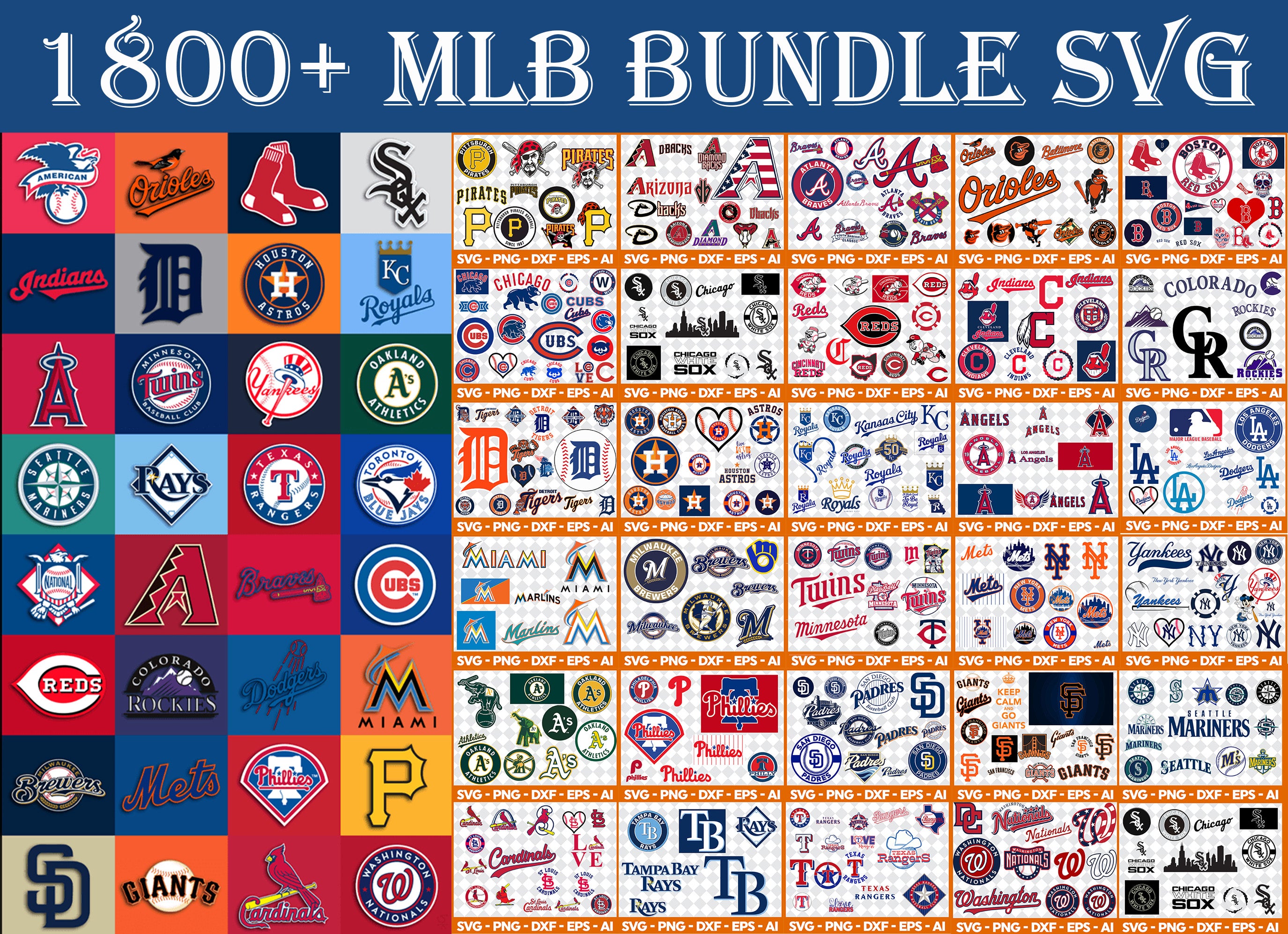 13.500+ Mega bundle sport svg, NFL svg, NHL svg, MBL svg, bundle nca s ...