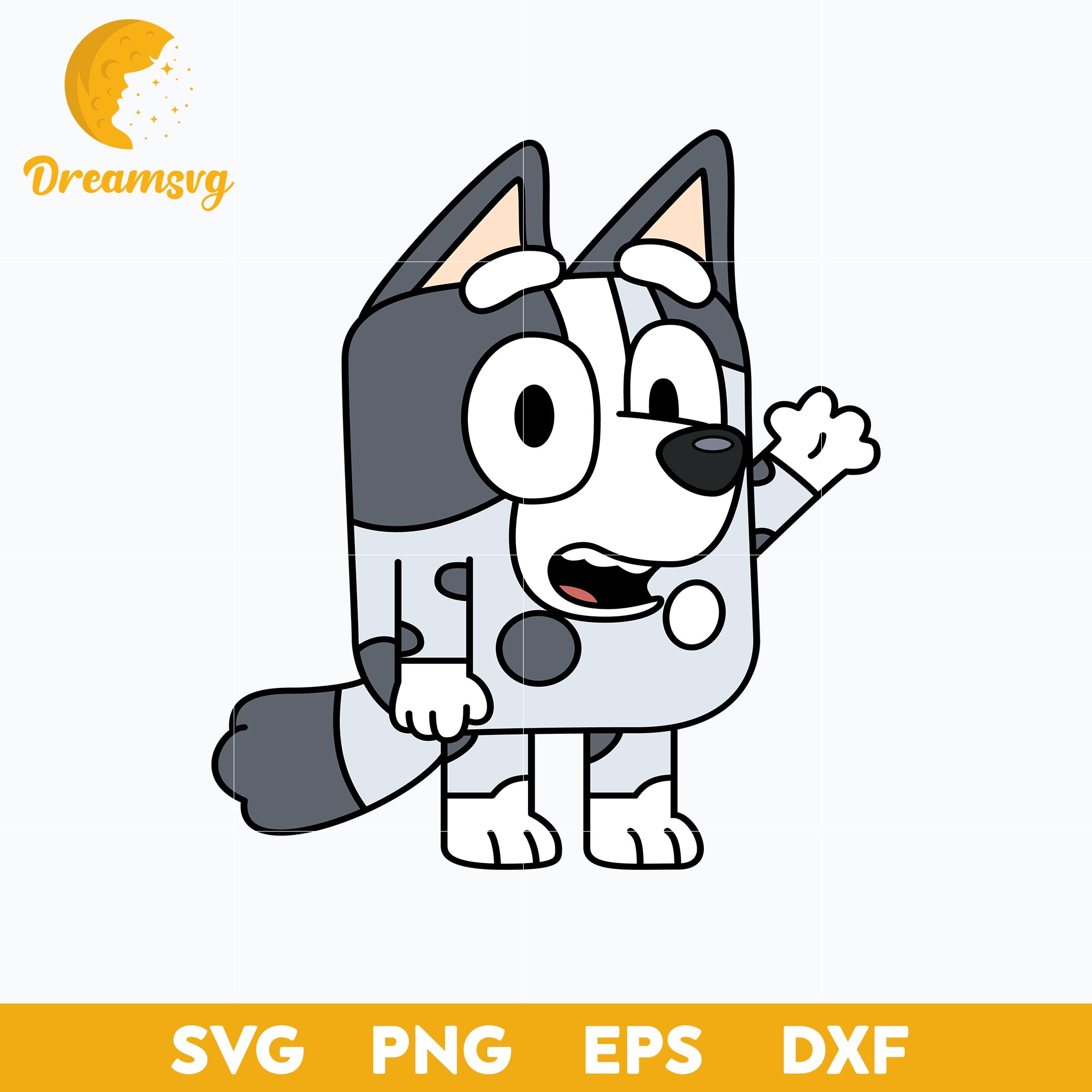 Muffin svg, Bluey Vector, Bluey Alphabeth, Bluey Cutfile, Bluey Clipar ...