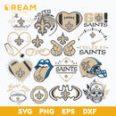 New Orleans Saints Bundle svg, Saints Bundlesvg, Sport svg, Nfl svg, p