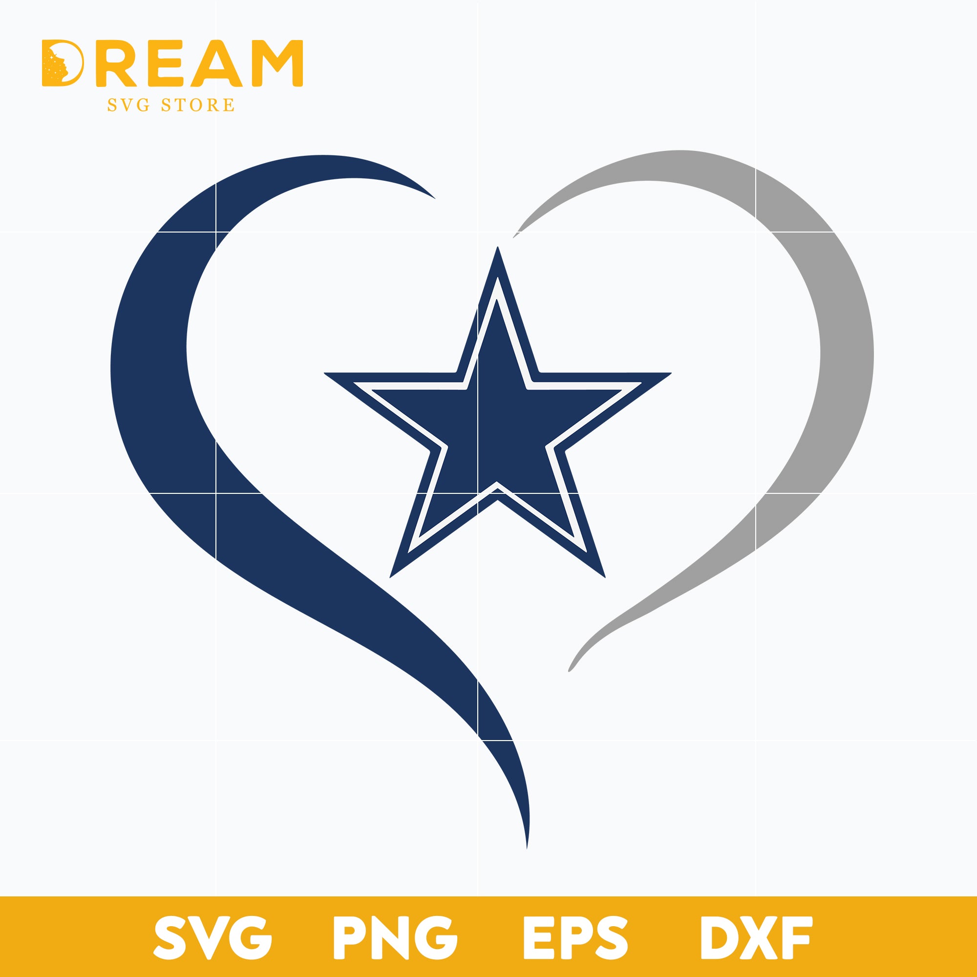 Dallas cowboys heart svg, Cowboys heart svg, Nfl svg, png, dxf, eps di ...