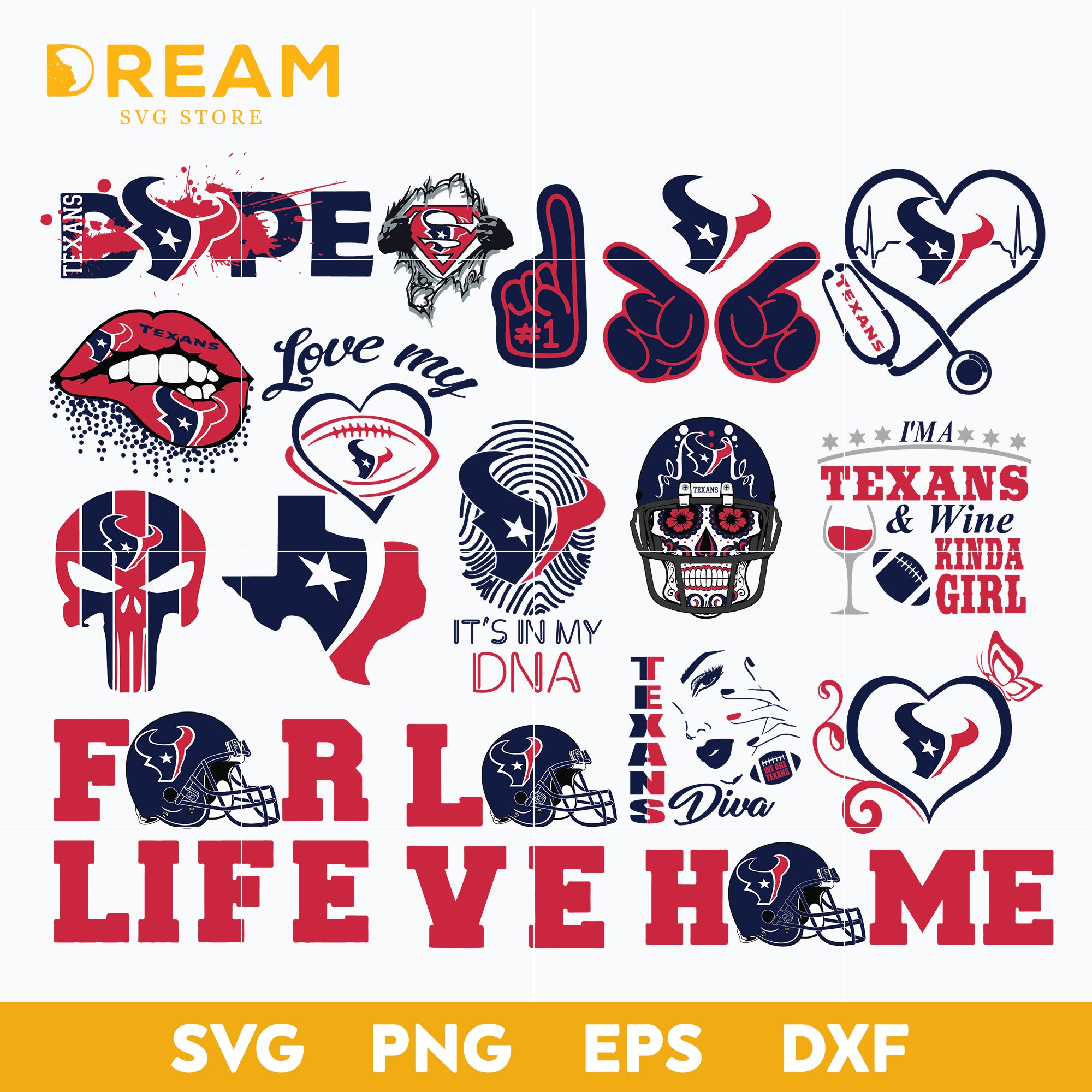 Houston texans bundle svg, Texans bundle svg, Nfl svg, png, dxf, eps d ...