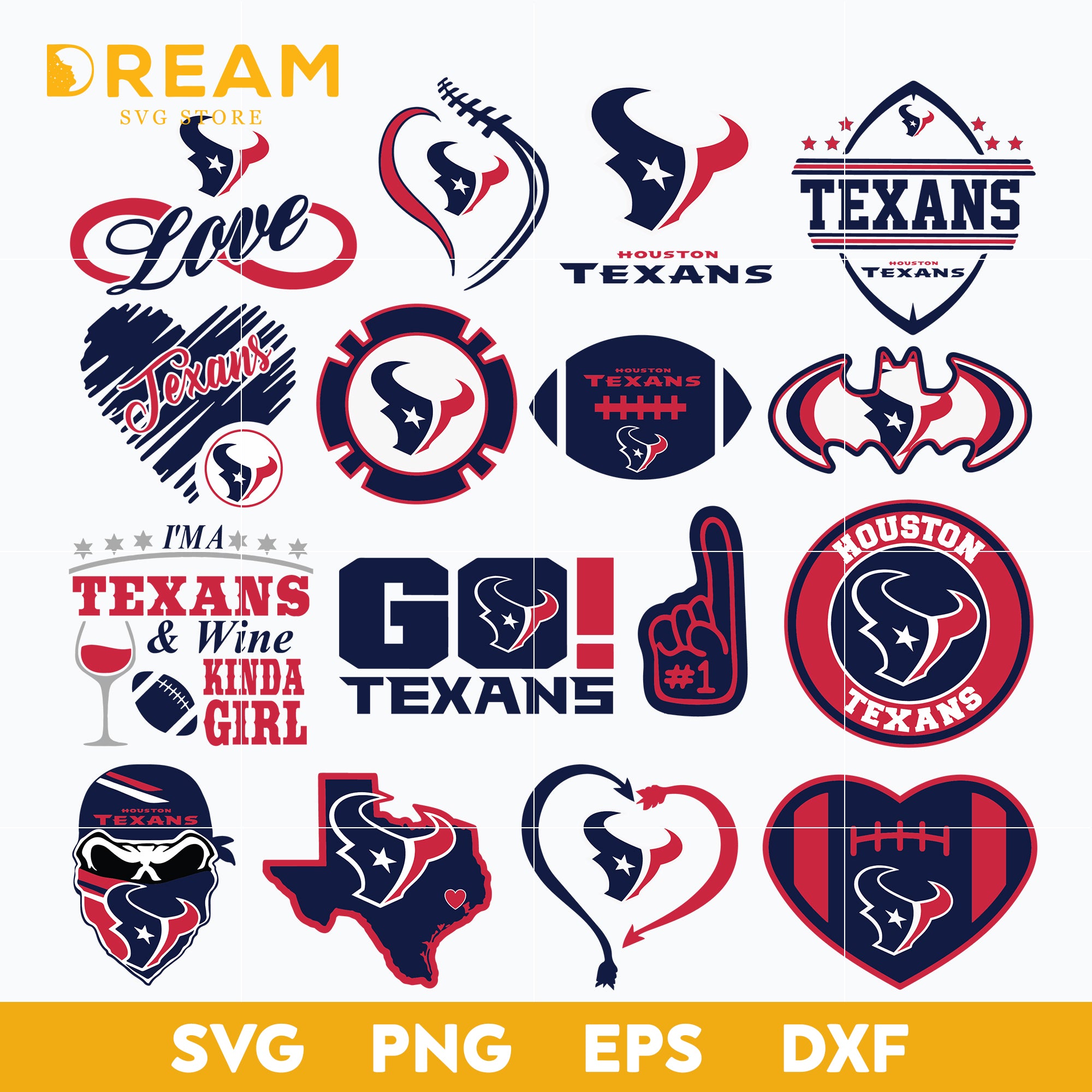 Houston texans bundle svg, Texans bundle svg, Nfl svg, png, dxf, eps d ...