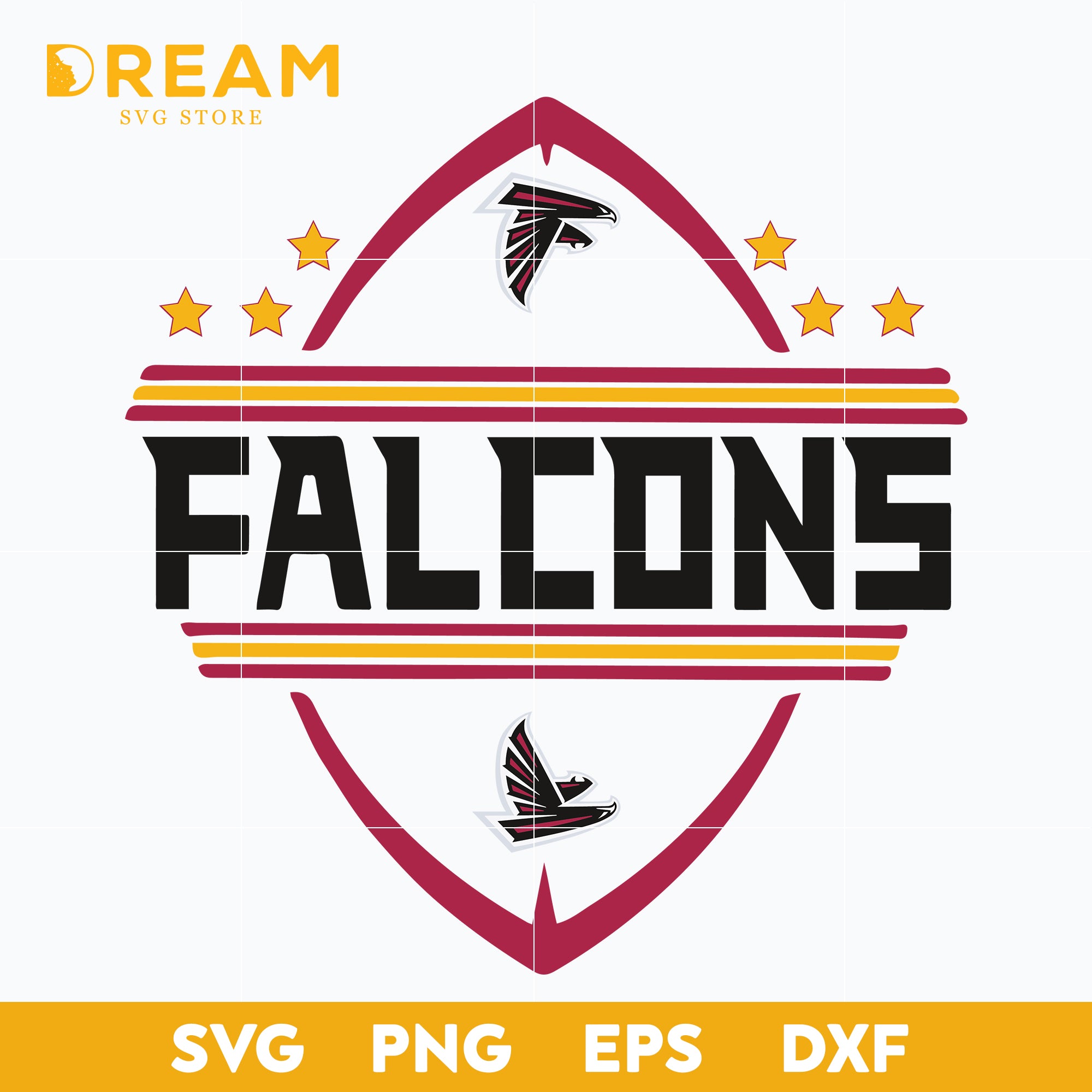 Atlanta Falcons svg, Falcons svg, Sport svg, Nfl svg, png, dxf, eps di ...