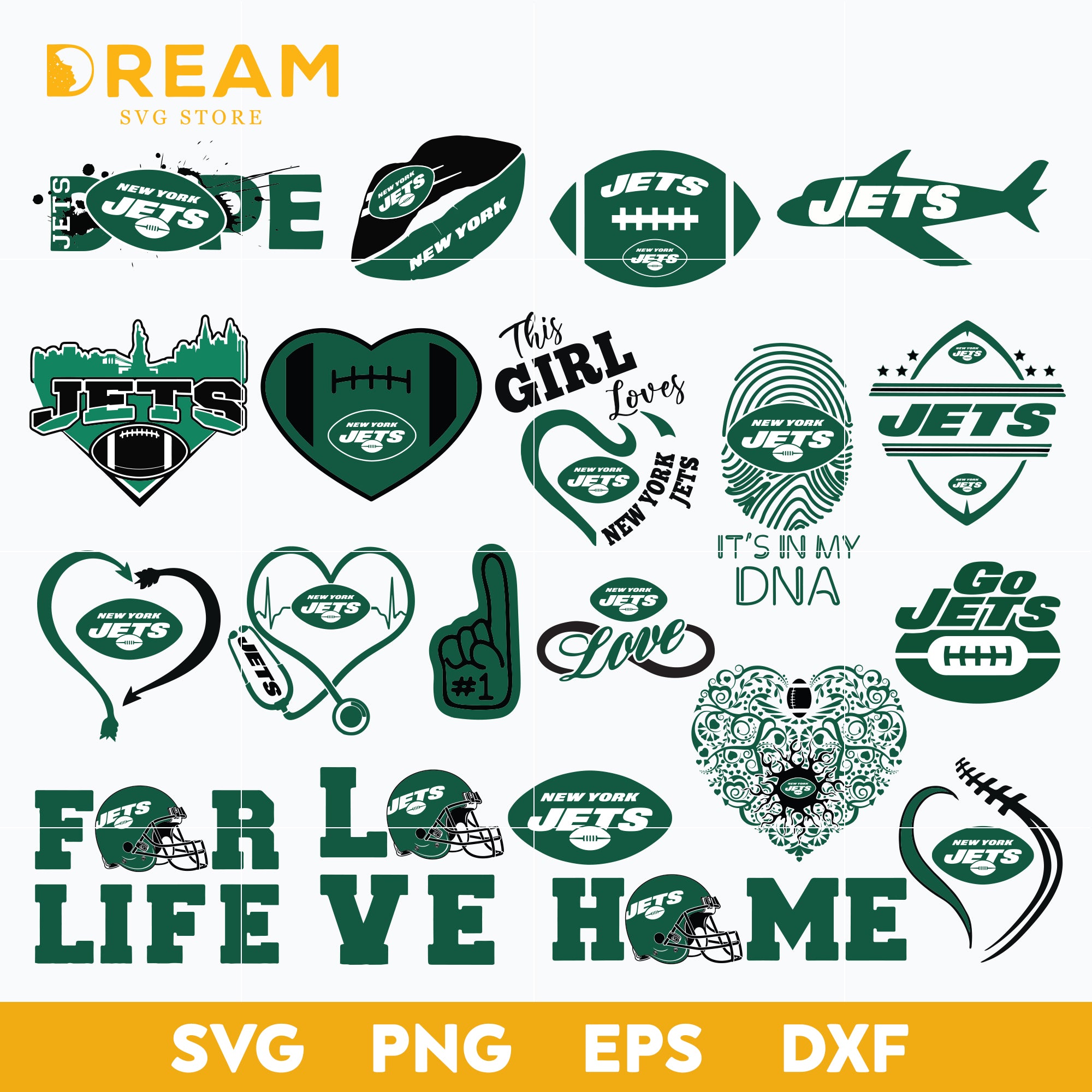 New York Jets bundle svg, Jets svg, Nfl bundle svg, png, dxf, eps digi ...