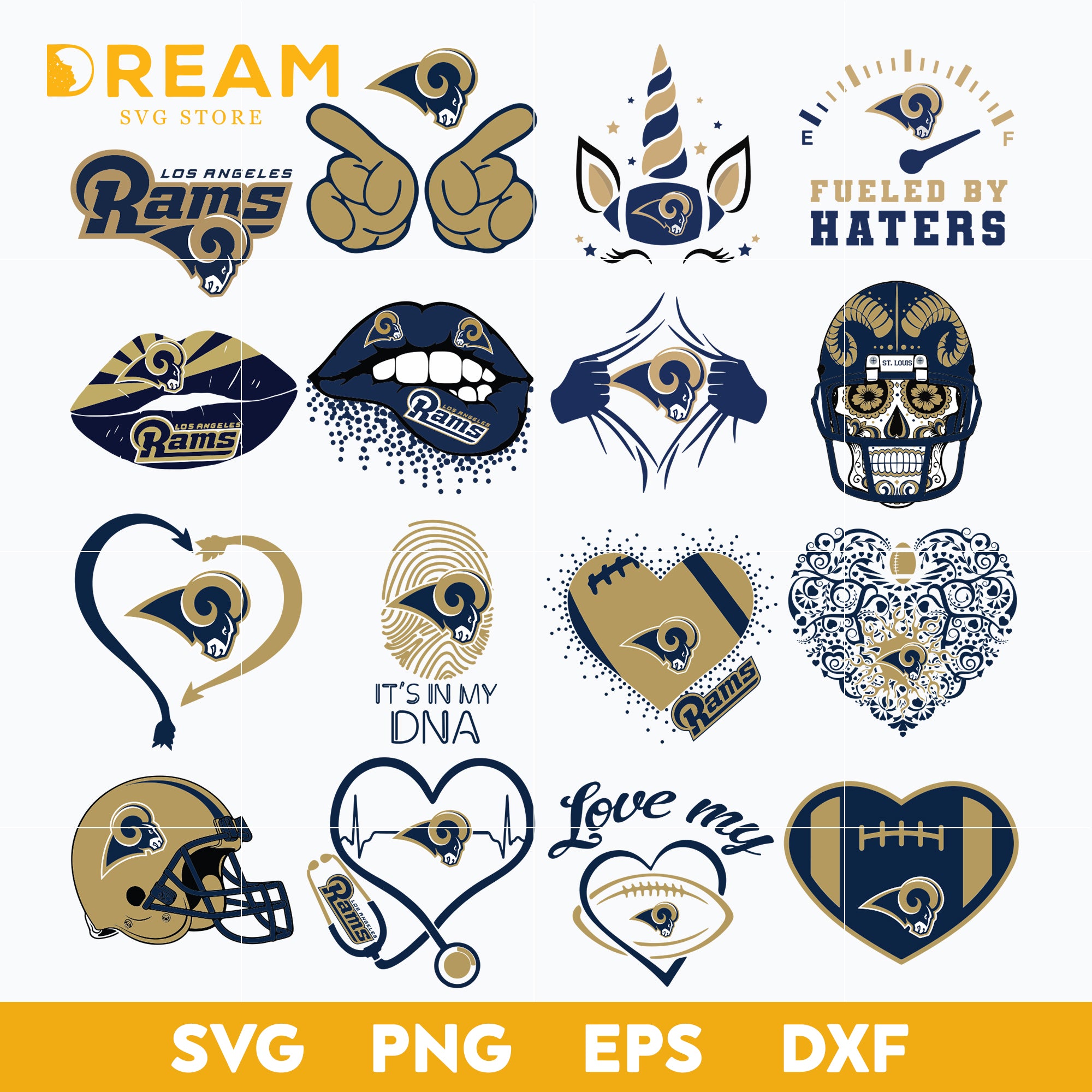 Los Angeles Rams Bundle svg, Rams Bundle svg, Sport svg, Nfl svg, png ...