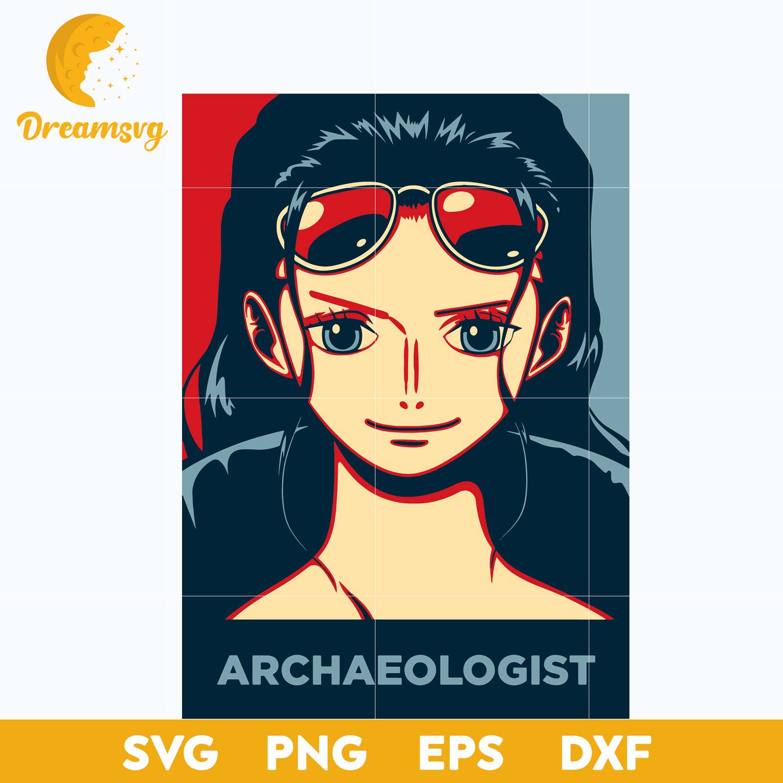 Archaeolgist Svg, Nico Robin Svg, One Piece Svg, One Piece Anime Svg,
