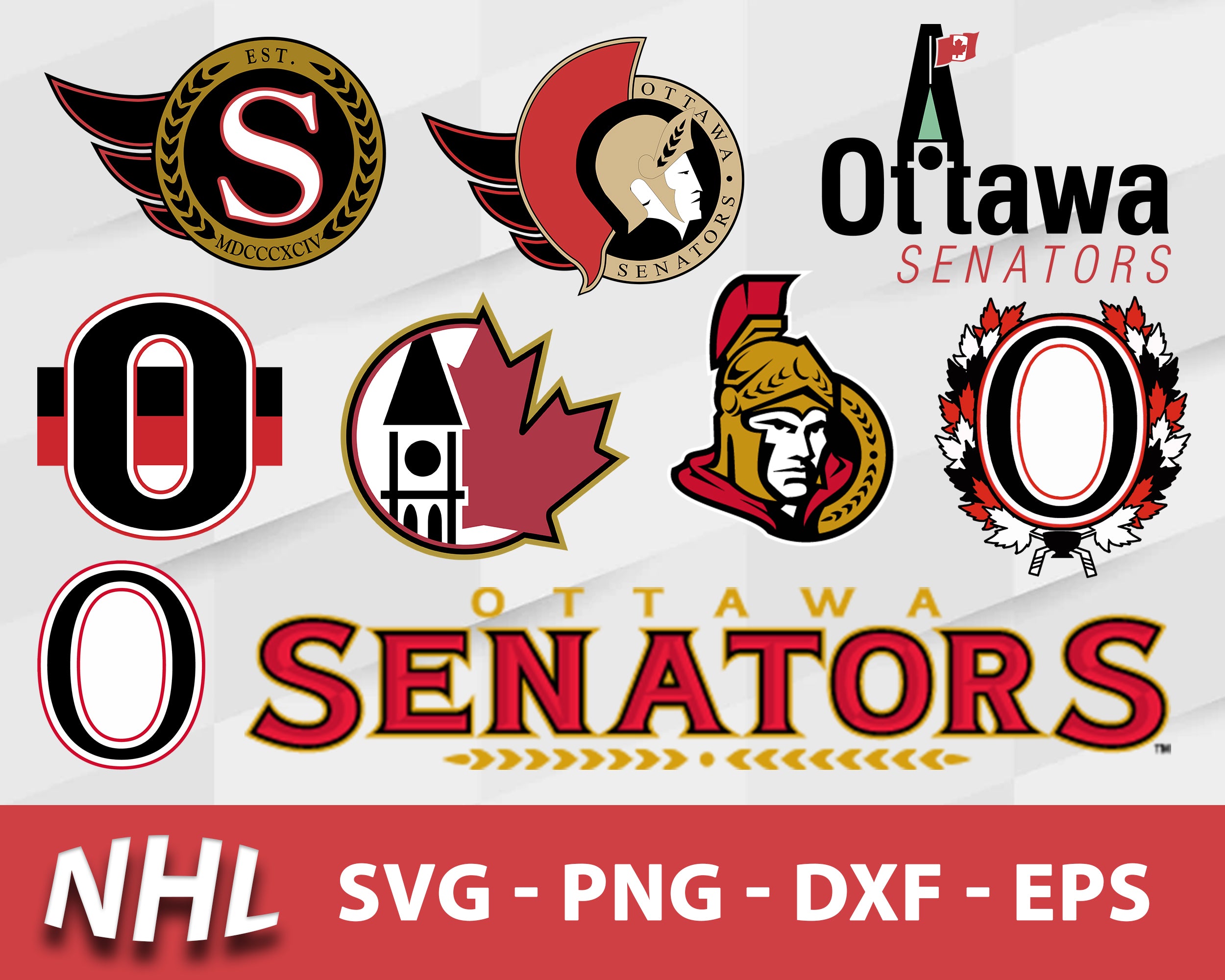 Ottawa Senators Svg Bundle, Ottawa Senators Svg, Sport Svg, Nhl Svg, P ...