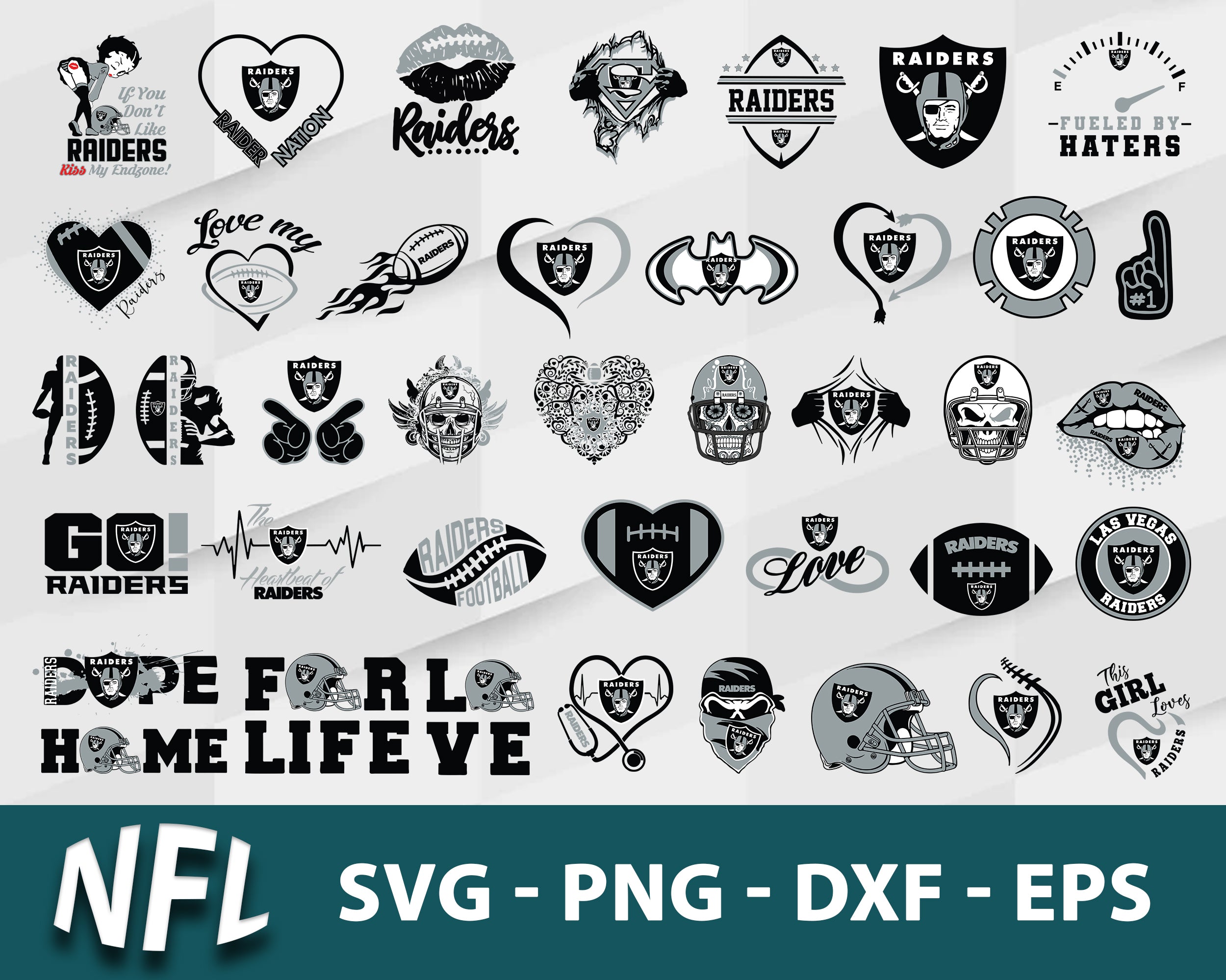 Las Vegas Raiders Svg Bundle, Las Vegas Raiders Svg, Sport Svg, Nfl Sv ...