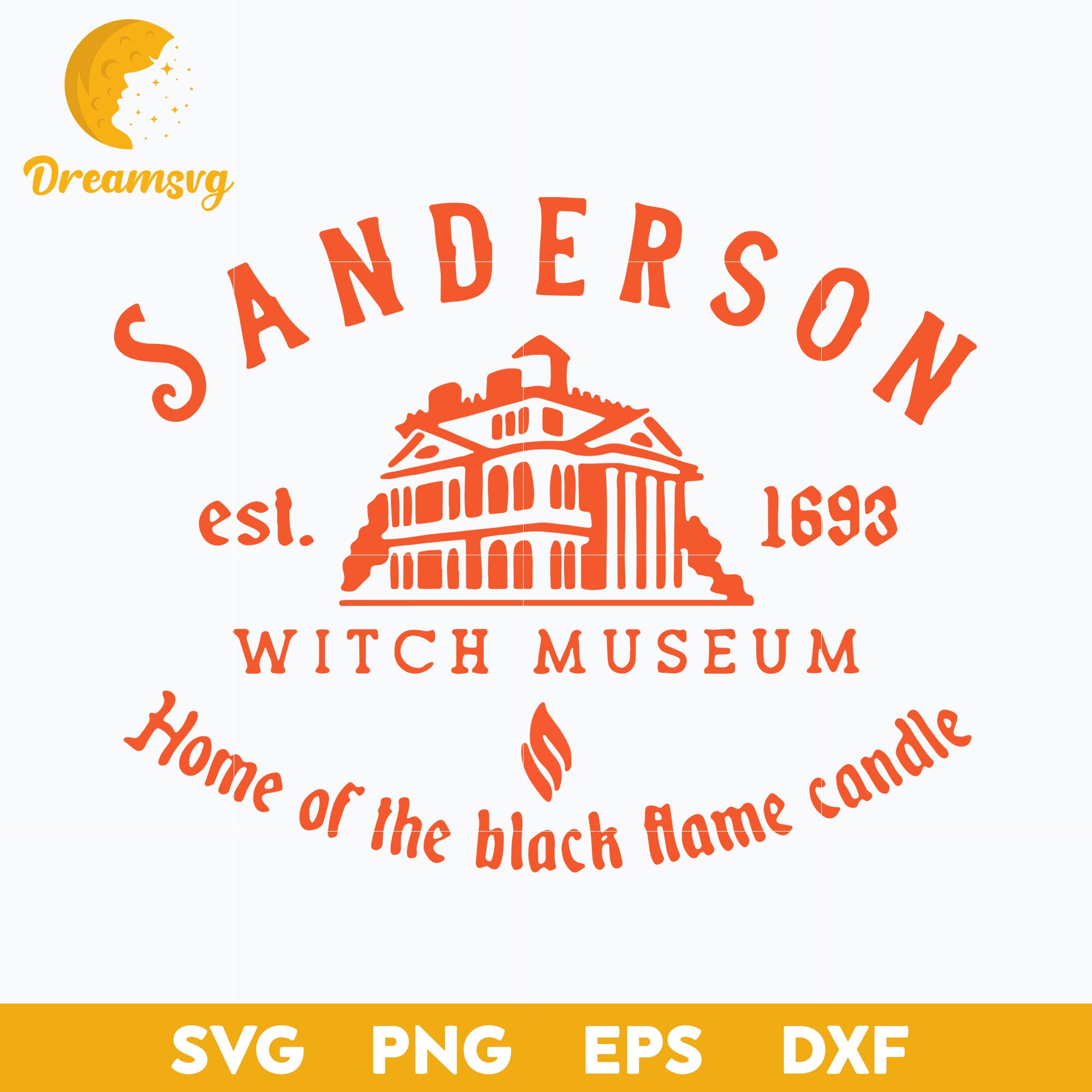 Sanderson Witch Museum svg, Halloween svg, png, dxf, eps digital file ...