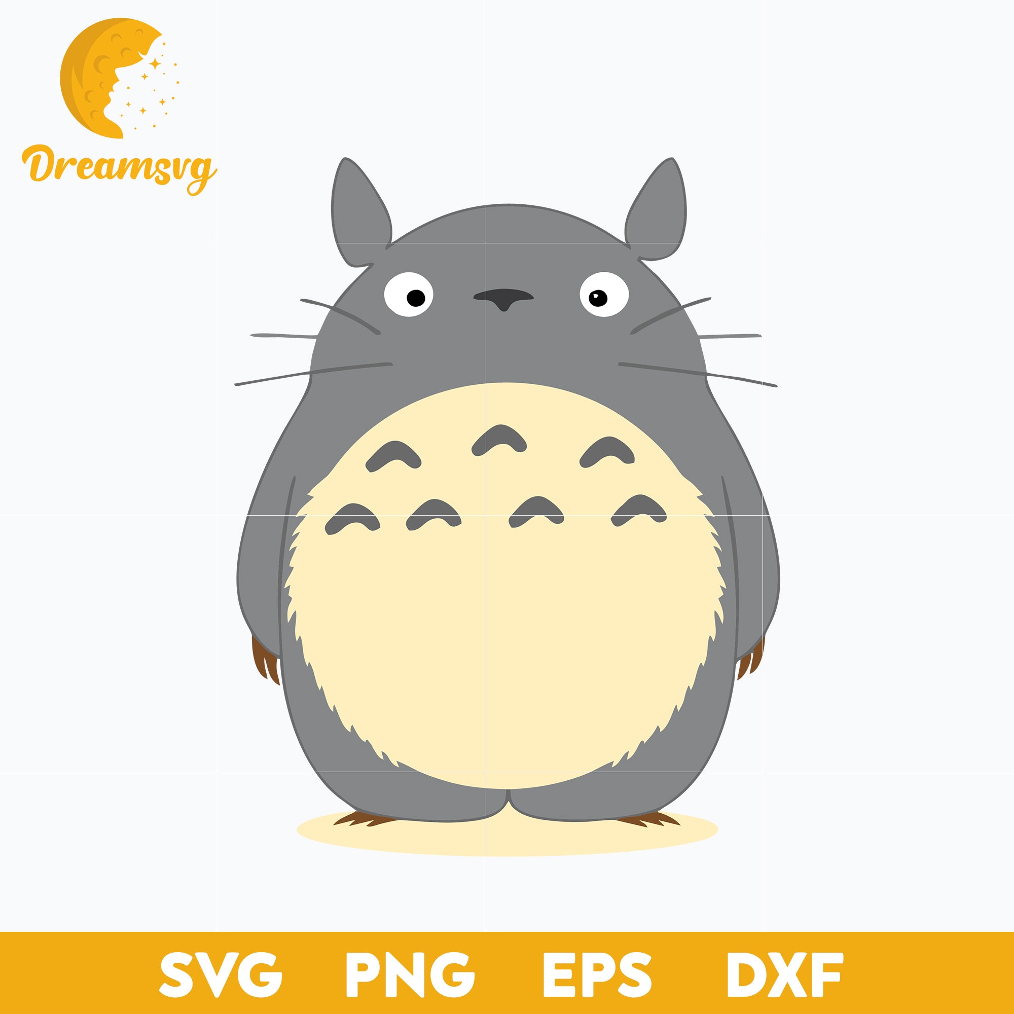 My Neighbor Totoro Svg, Totoro Svg, cartoon svg, png, dxf, eps digital ...
