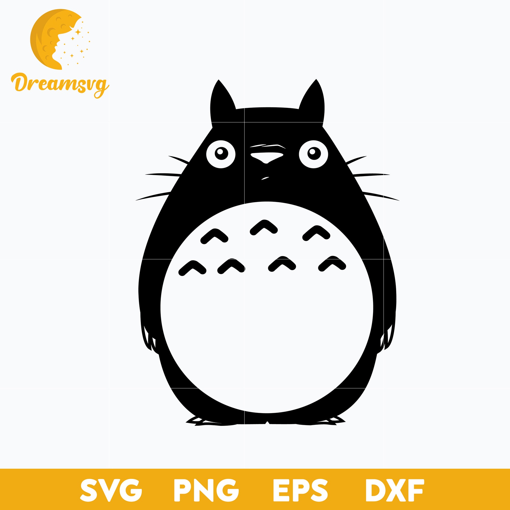 My Neighbor Totoro Svg, Totoro Svg, cartoon svg, png, dxf, eps digital ...