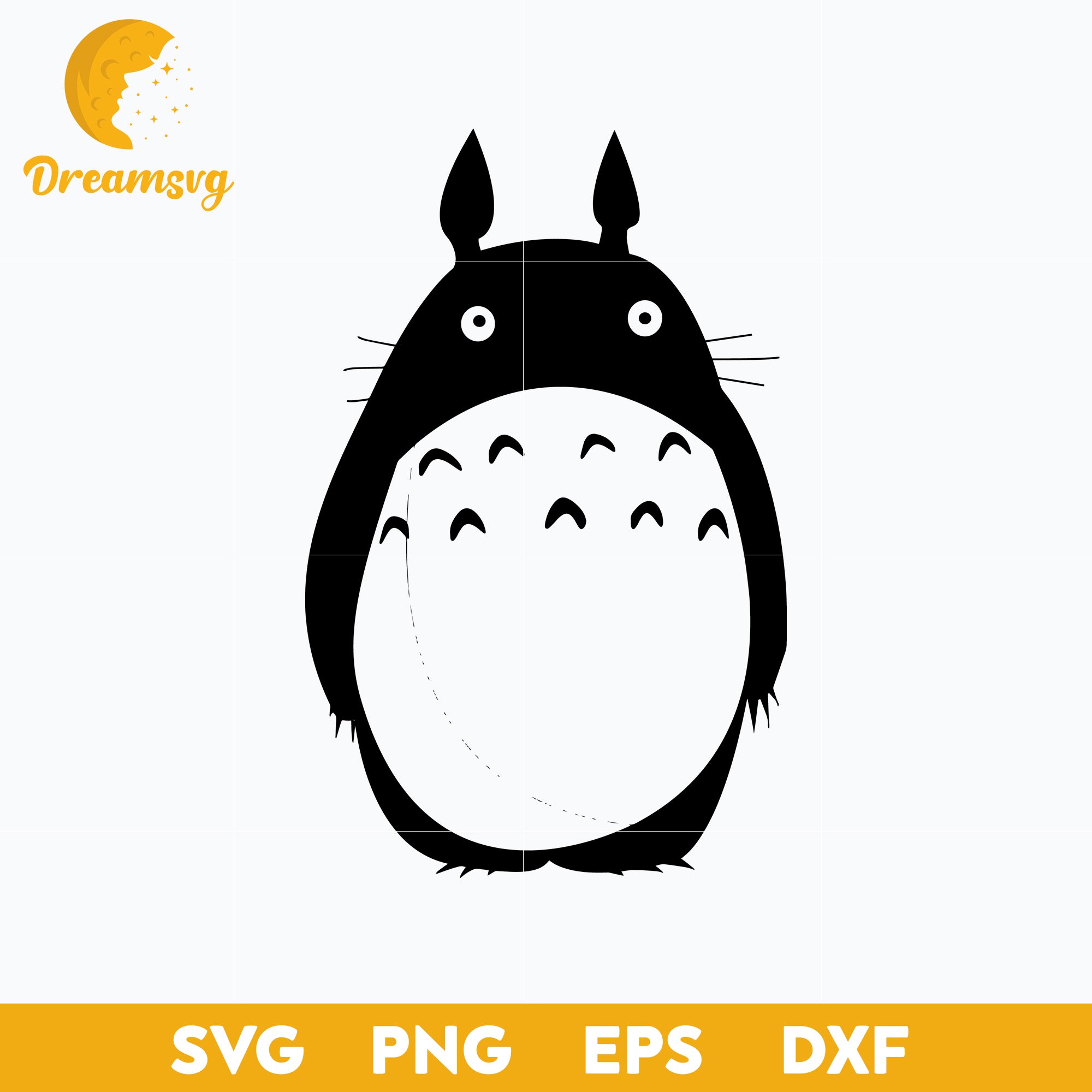 My Neighbor Totoro Svg, Totoro Svg, cartoon svg, png, dxf, eps digital ...