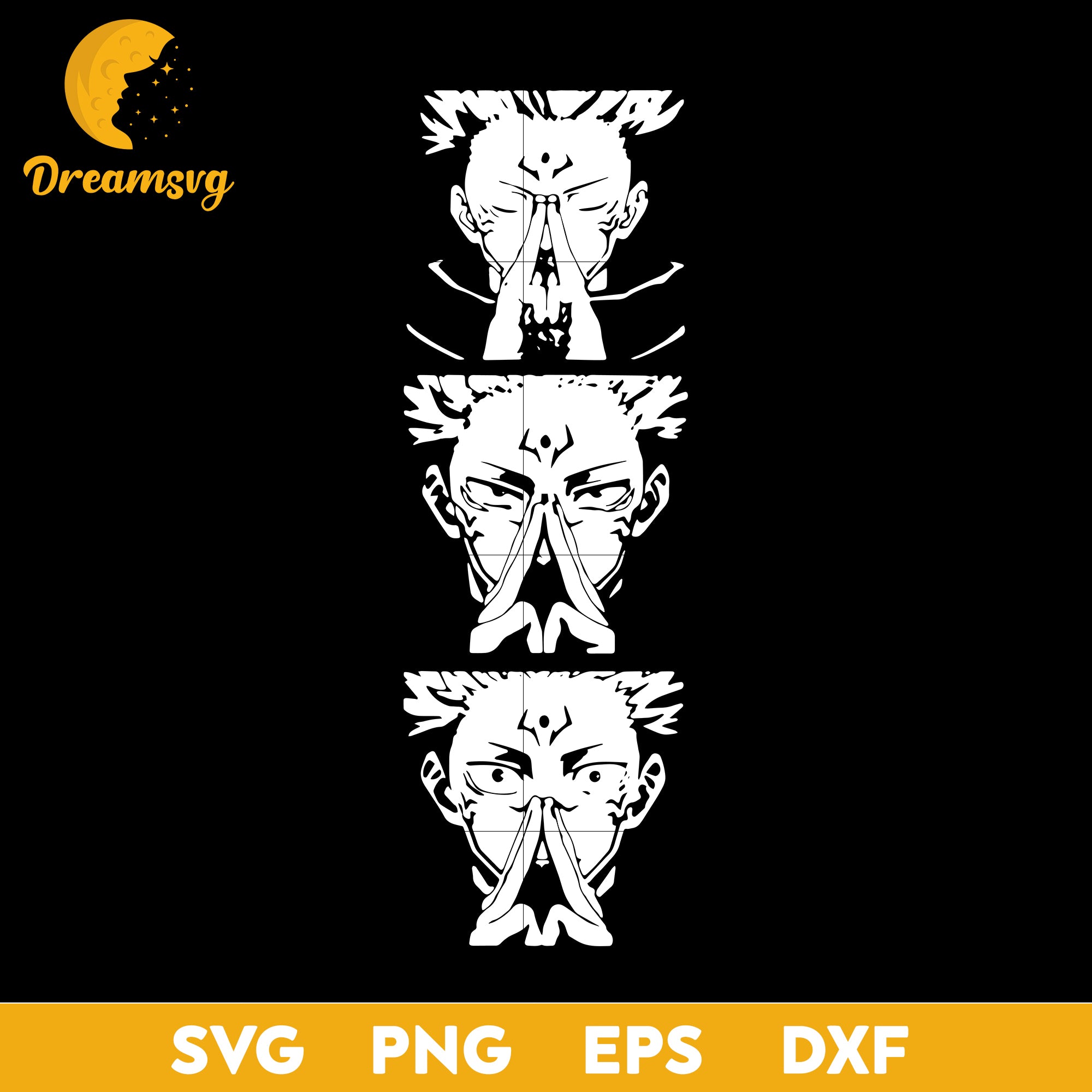 Yuji Itadori Chanting Spells Svg, Jujutsu Kaisen Svg, Anime Svg, Anime ...
