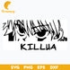 Zoldyck Killua Svg, Hunter x Hunter Svg, Anime Svg, Manga Svg, Cartoon ...
