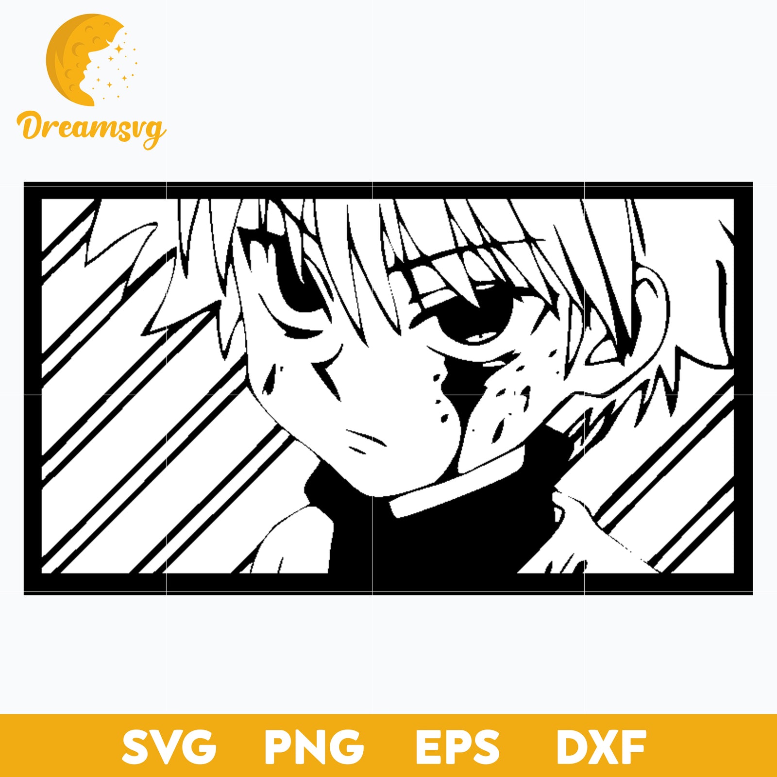 Zoldyck Killua Svg, Hunter x Hunter Svg, Anime Svg, Manga Svg, Cartoon