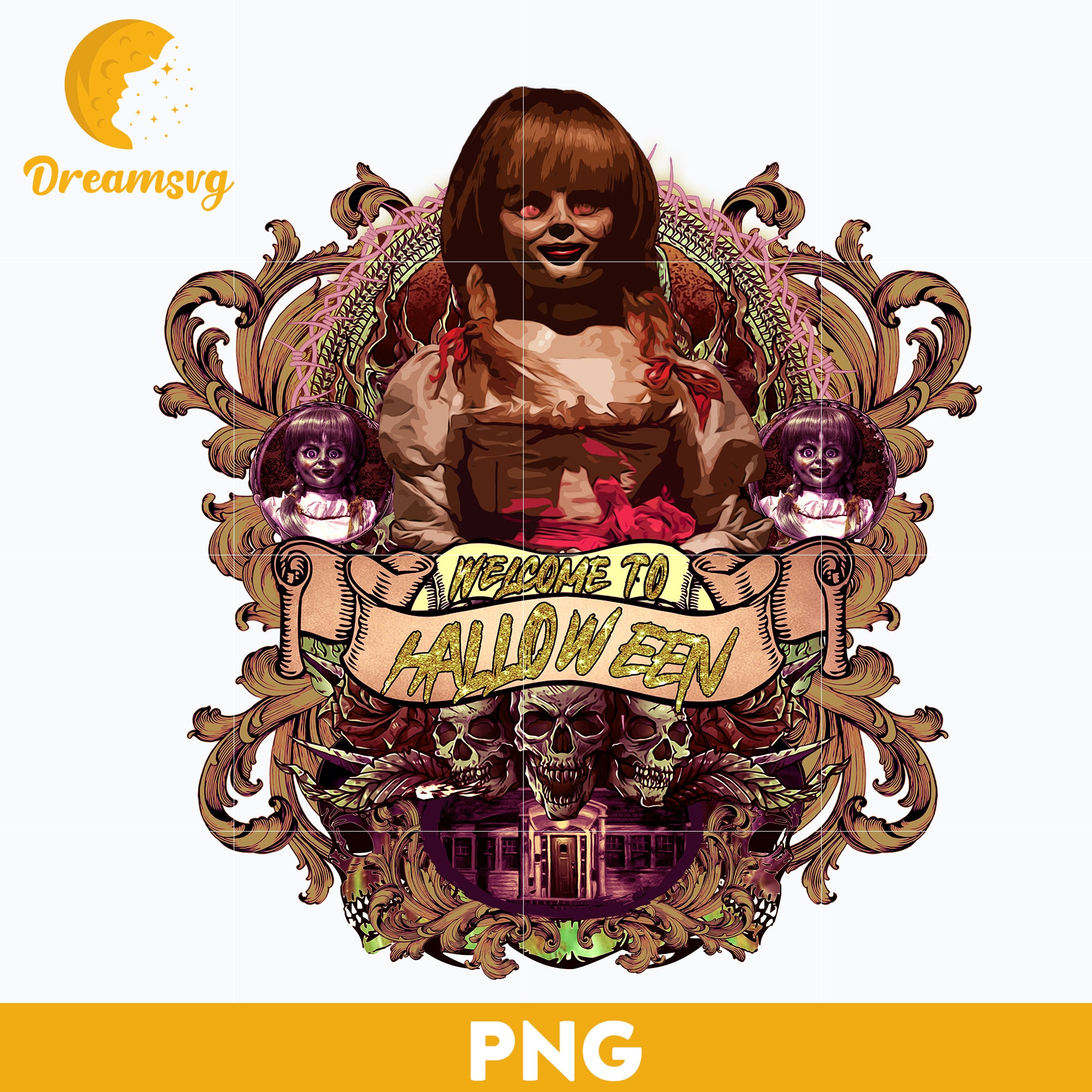 Annabell PNG, Horror movies PNG, Horror Characters PNG, Halloween Horr ...