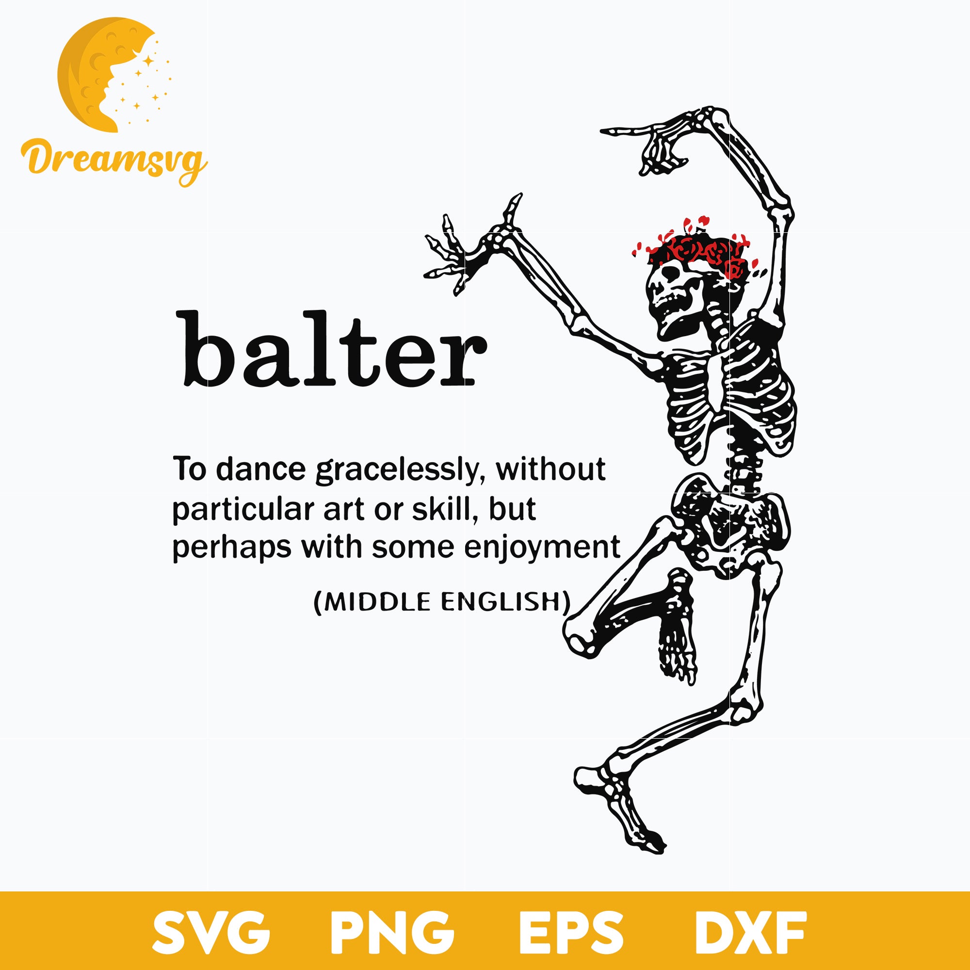 Balter Definition To Dance Gracelessly Without Art Or Skill Svg, Funny ...