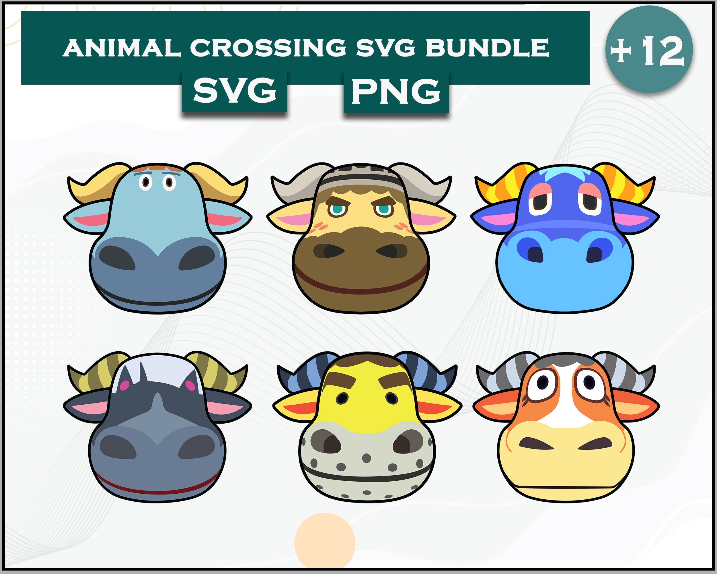 12+ Bull Svg Bundle, Animal Crossing Svg Bundle, Animal Crossing Svg ...