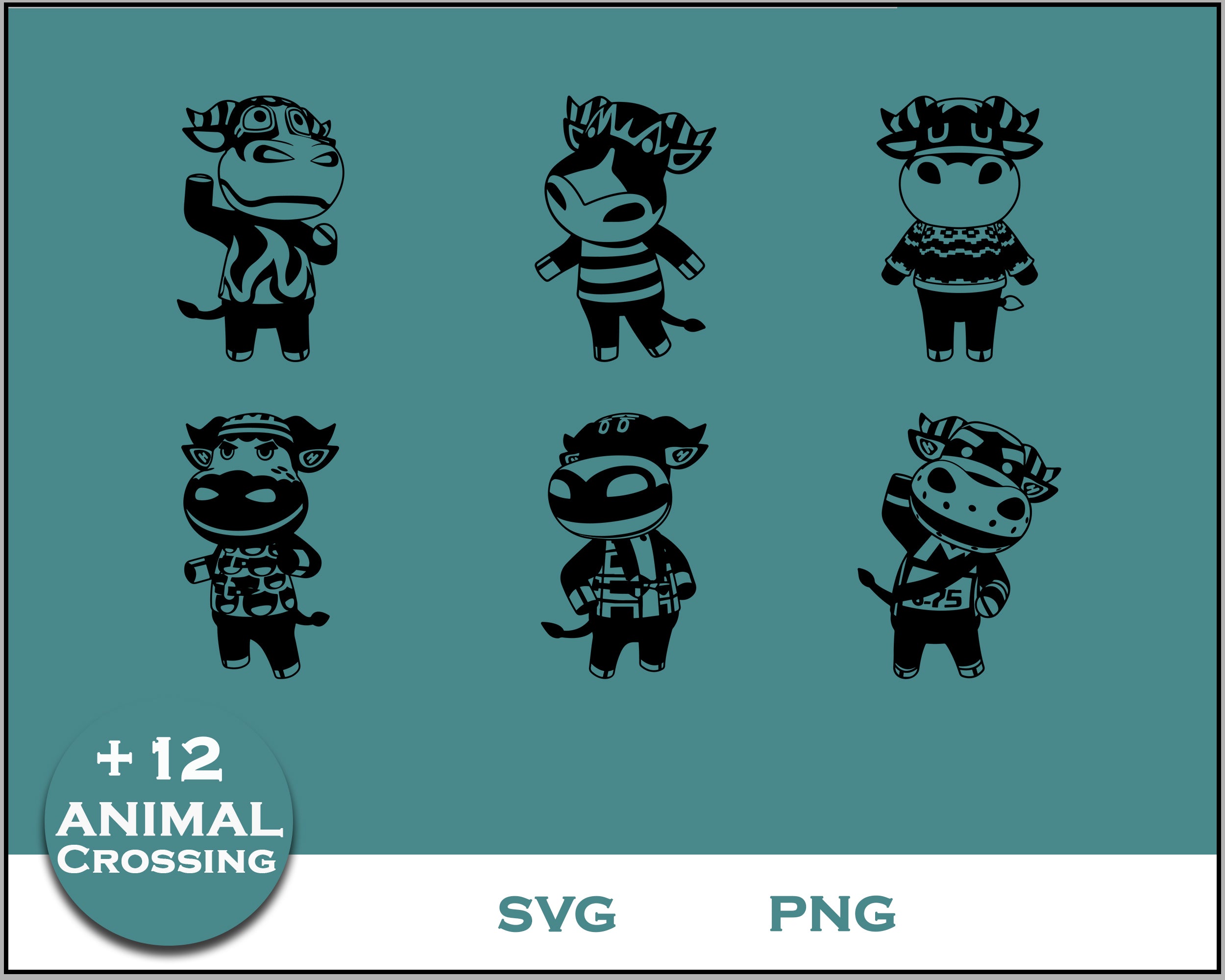 12+ Bull Svg Bundle, Animal Crossing Svg Bundle, Animal Crossing Svg ...