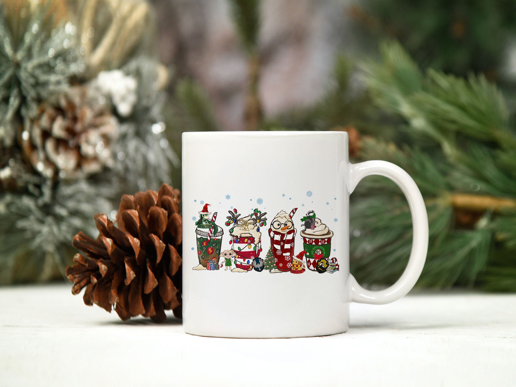 Snowman Christmas Coffee Cups PNG, Christmas PNG File. – DreamSVG Store