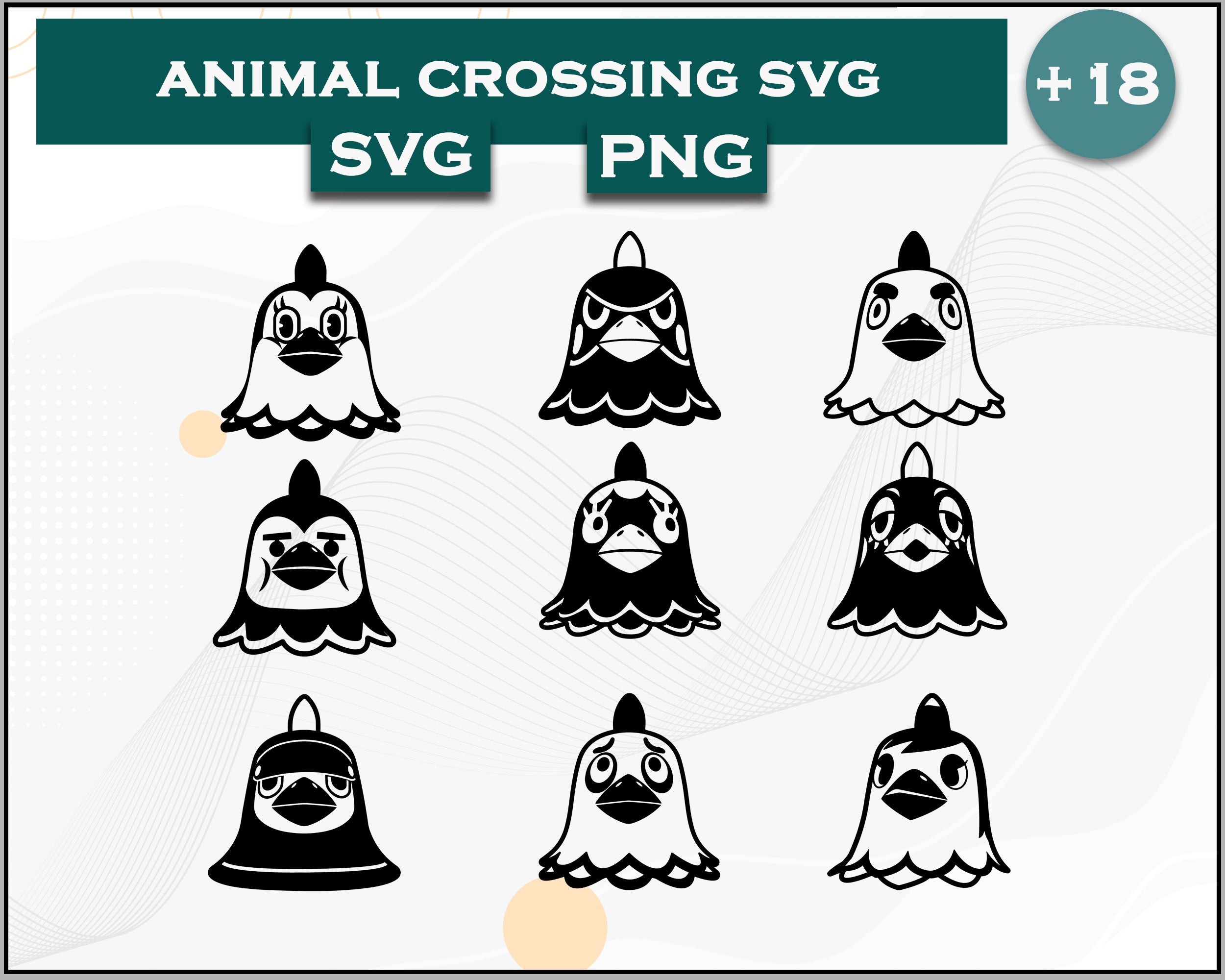 18+ Chicken Svg Bundle, Animal Crossing Svg Bundle, Animal Crossing Sv ...