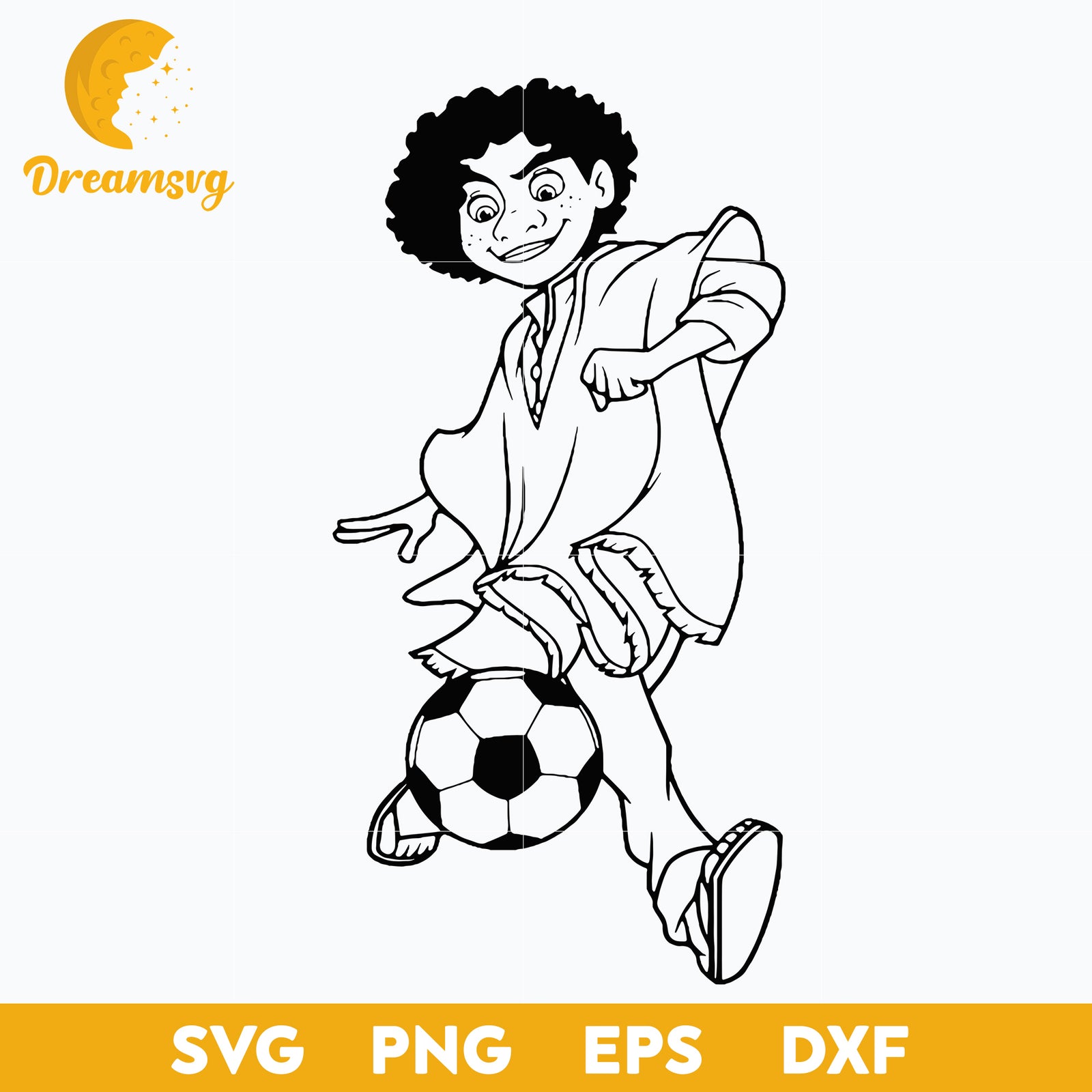 Camilo Madrigal outline svg, Bundle Encanto svg, Birthday Party svg, B