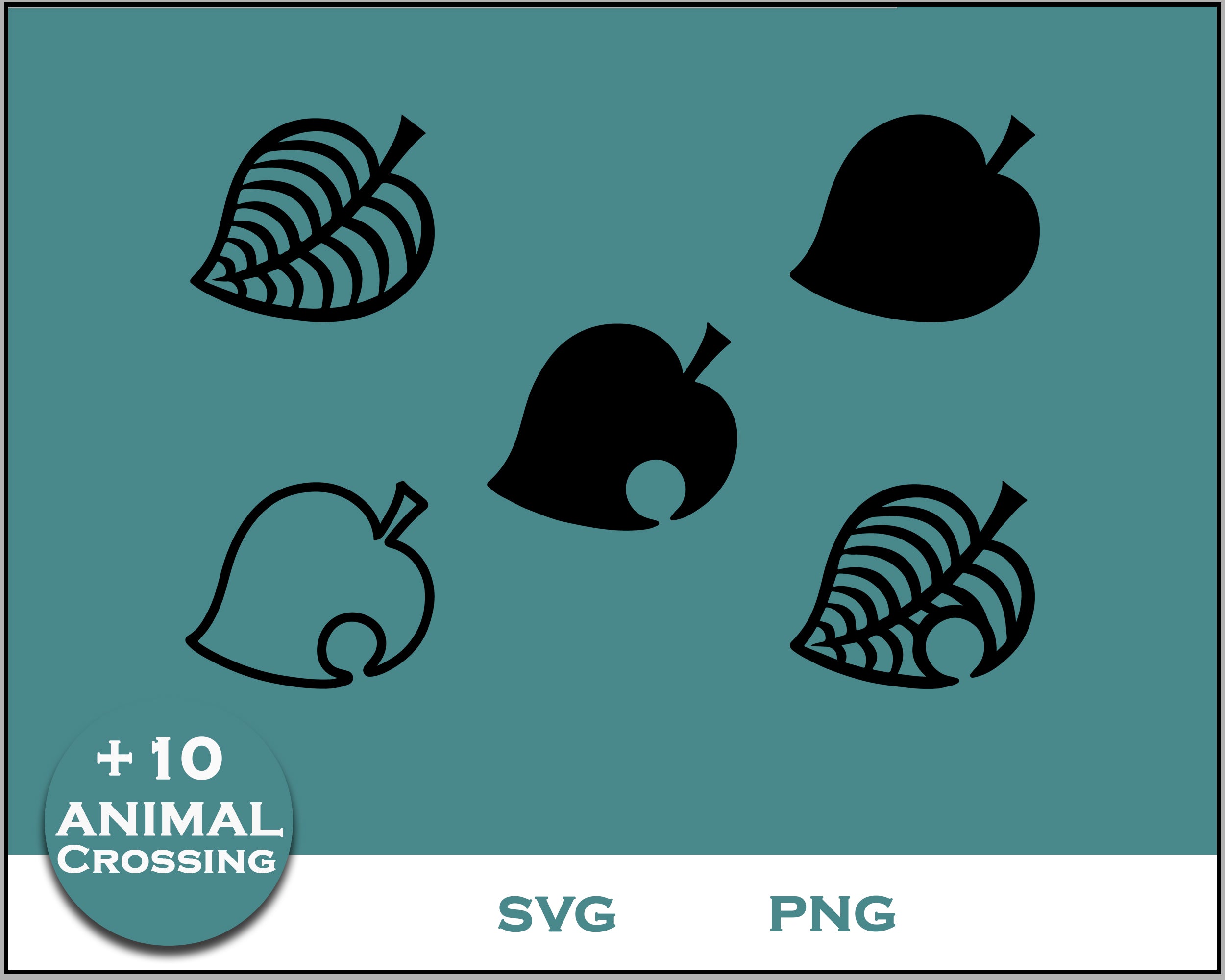 10+ Leaf Svg Bundle, Animal Crossing Svg Bundle, Animal Crossing Svg ...