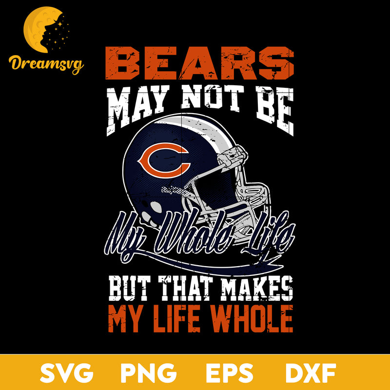 Chicago Bears Nfl Svg , HELMET Bears Svg, Png, Dxf, Eps file.