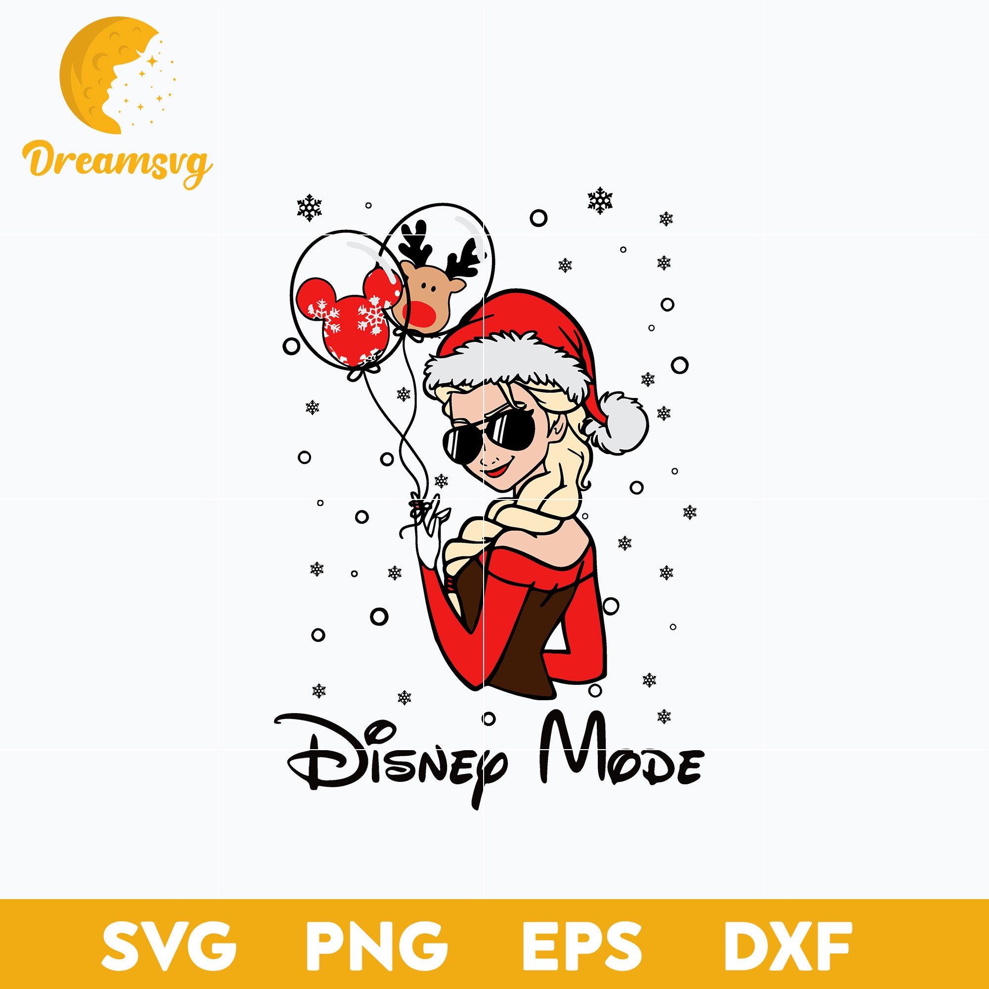 Disney Girl Of Christmas SVG, Christmas SVG, PNG DXF EPS Digital File ...