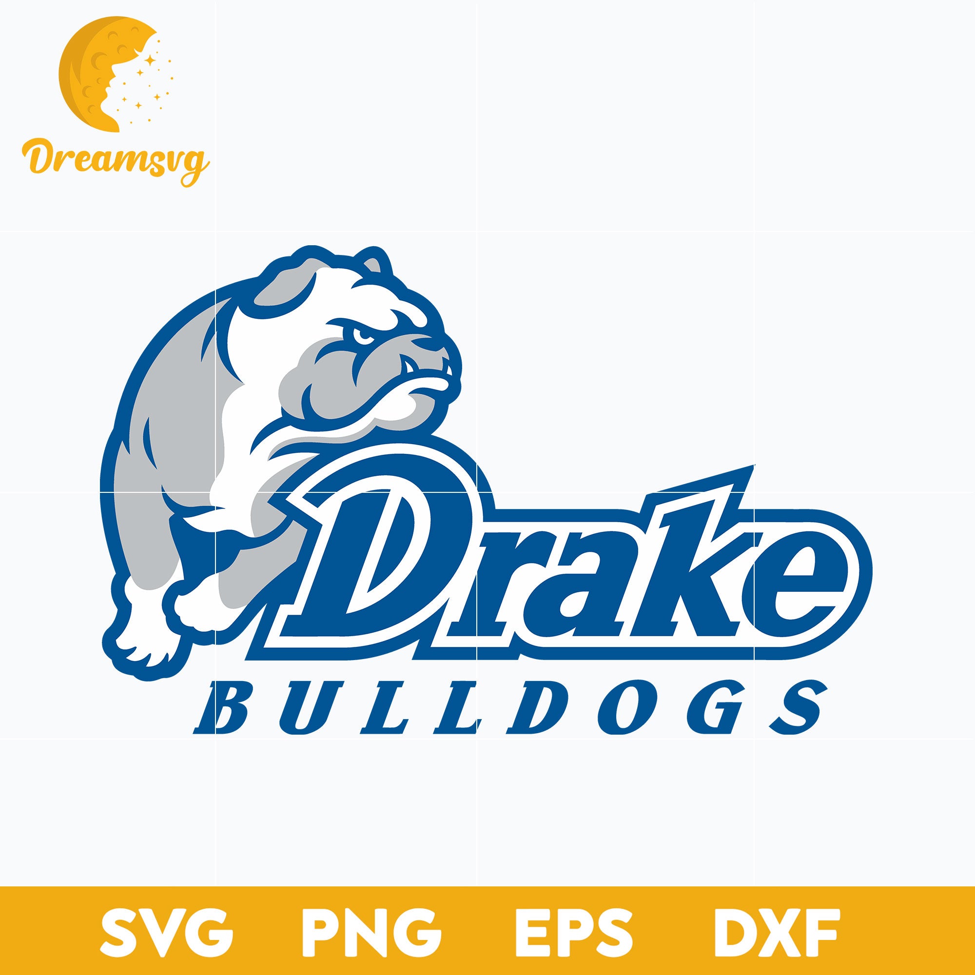 Drake Bulldogs Svg, Logo Ncaa Sport Svg, Ncaa Svg, Png, Dxf, Eps Downl ...