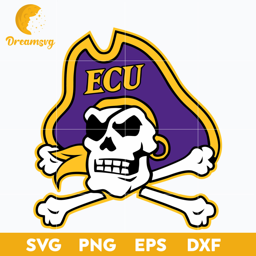 East Carolina Pirates Svg, Logo Ncaa Sport Svg, Ncaa Svg, Png, Dxf, Ep