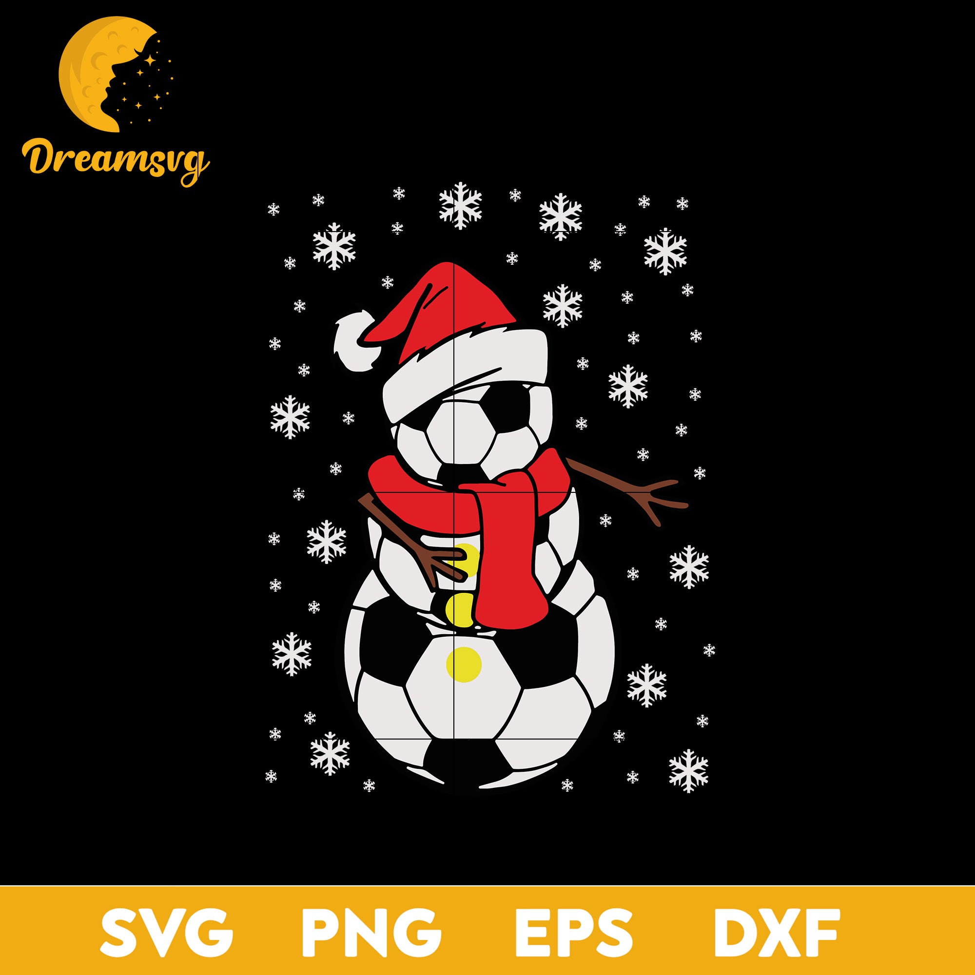 Football Christmas SVG, Christmas SVG, PNG DXF EPS Digital File ...