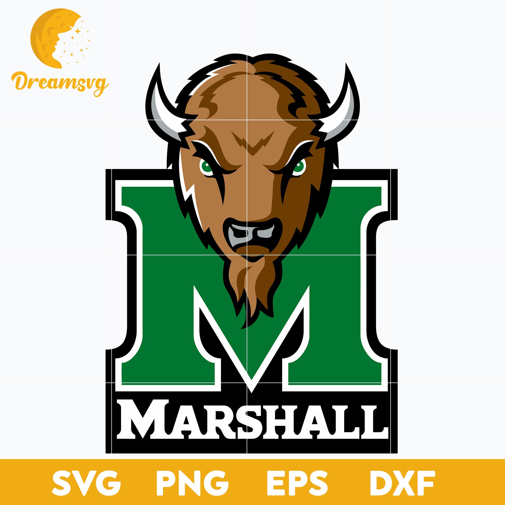 Marshall Thundering Herd Svg, Logo Ncaa Sport Svg, Ncaa Svg, Png, Dxf ...
