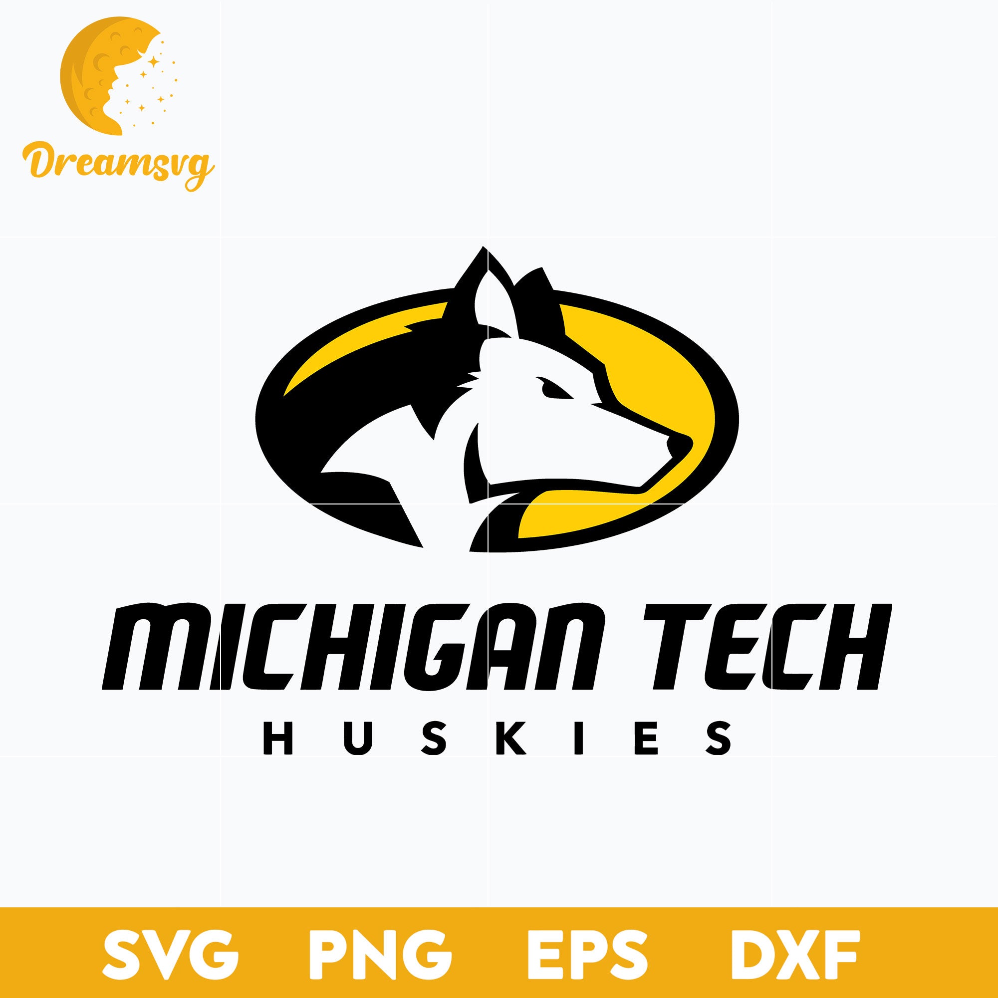 Michigan Tech Huskies Svg, Logo Ncaa Sport Svg, Ncaa Svg, Png, Dxf, Ep ...
