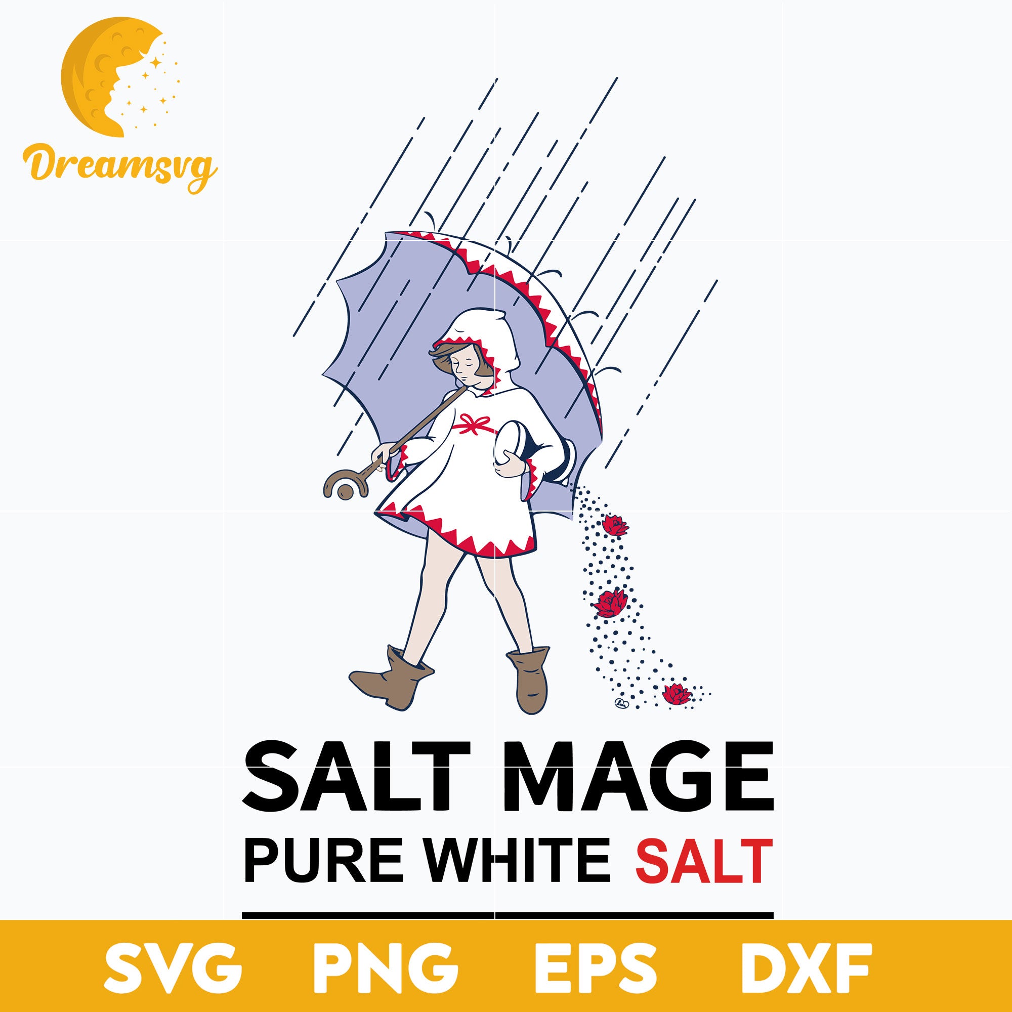 Salt Mage Pure White Salt SVG, Christmas SVG, PNG DXF EPS Digital File ...